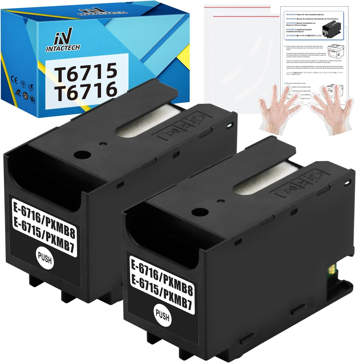 Amazon.com: buyink NO-OEM T6712 Ink Maintenance Box for WF-8593 WF ...