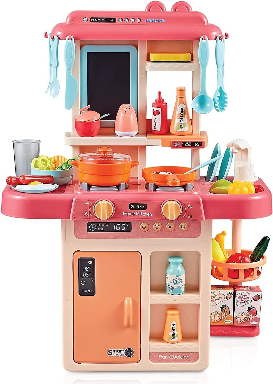 Buy ZEKWON ENTERPRISE Plastic Kitchen Set For Kids Girls Cooking Set ...