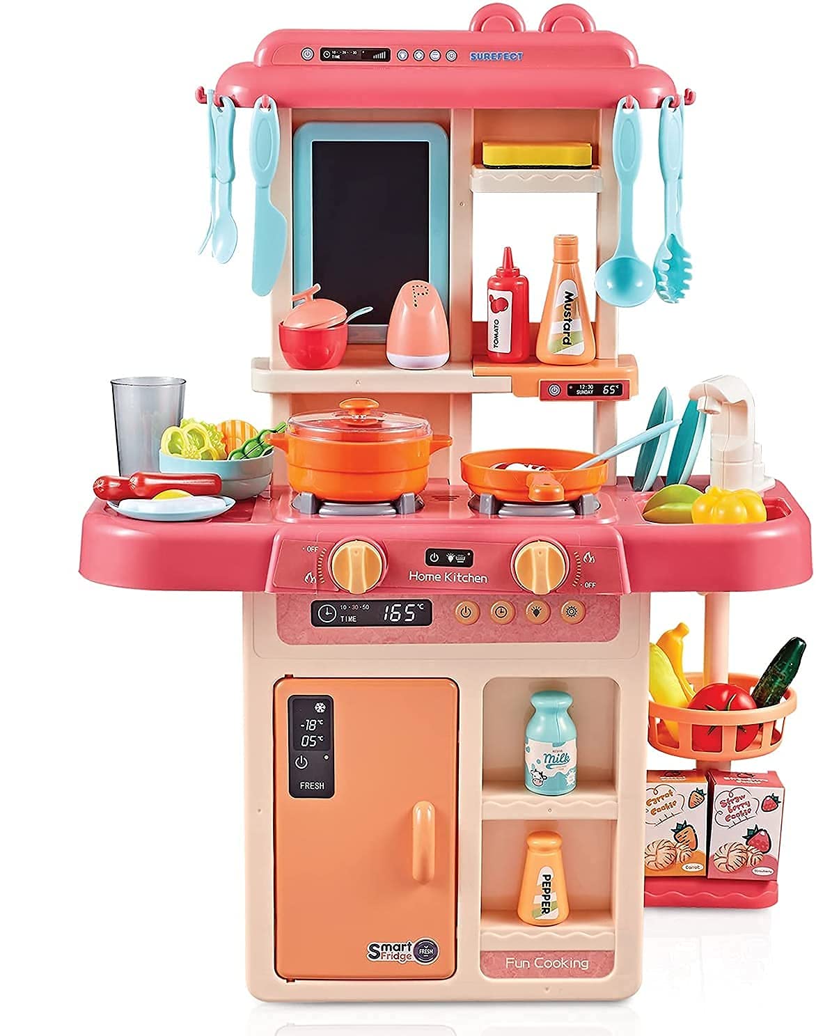 Buy ZEKWON ENTERPRISE Kitchen Set for Kids Girls Cooking Set Pretend ...