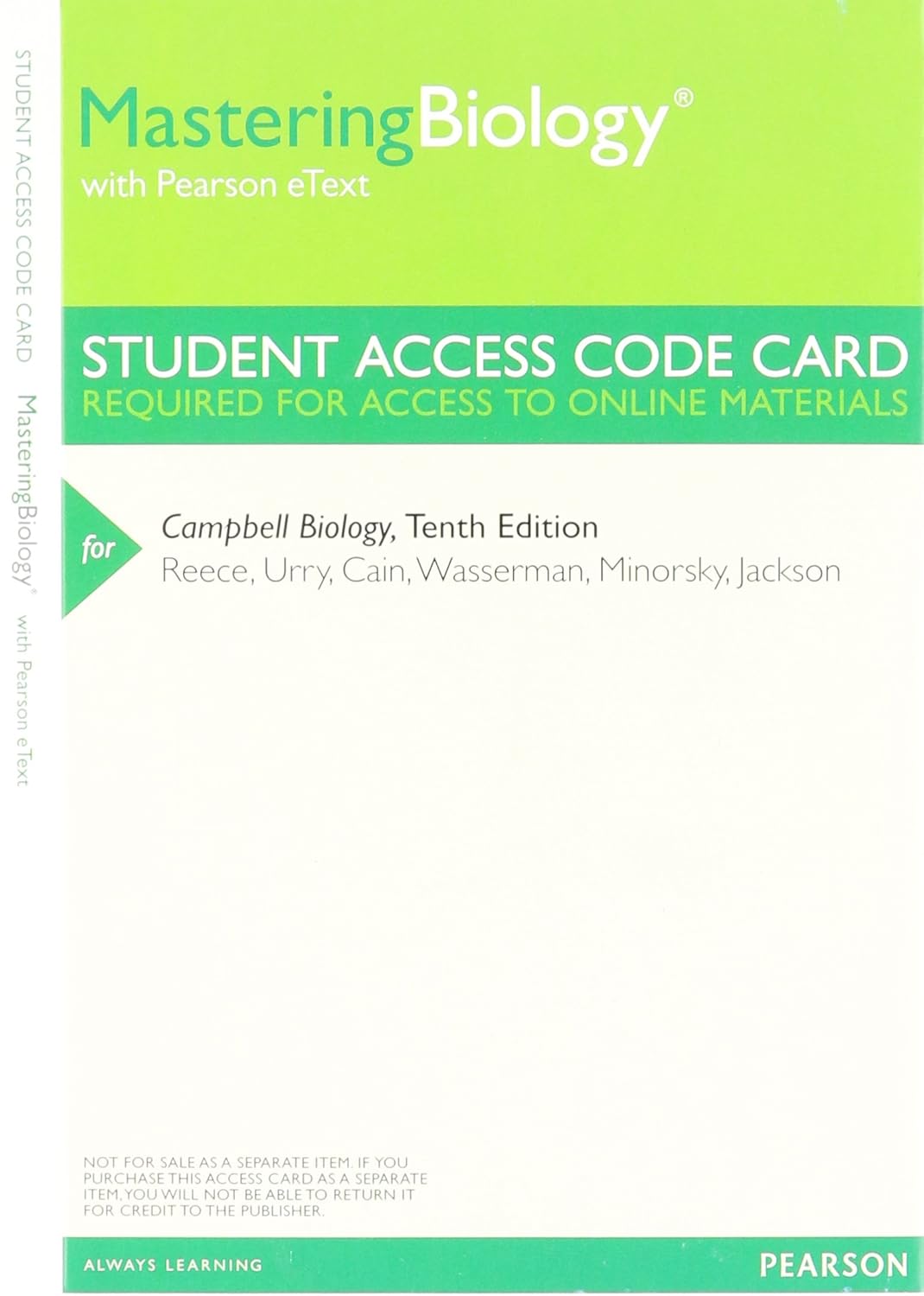 Amazon.com: Mastering Biology with Pearson eText - ValuePack Access ...