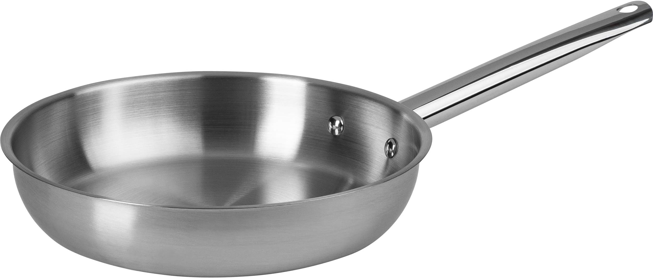 WMF Profi Bratpfanne Edelstahl 24 cm Induktion, Edelstahlpfanne ...