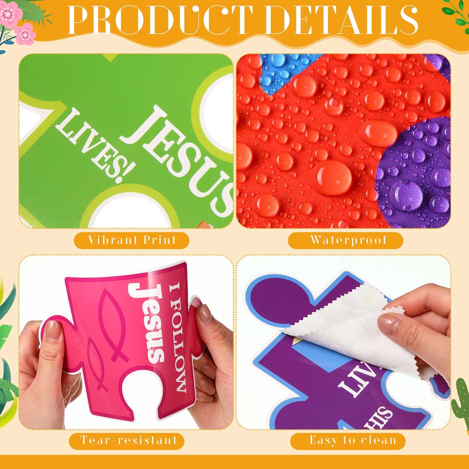 Snapklik.com : Pasimy 70 Pcs Christian Classroom Bulletin Board ...