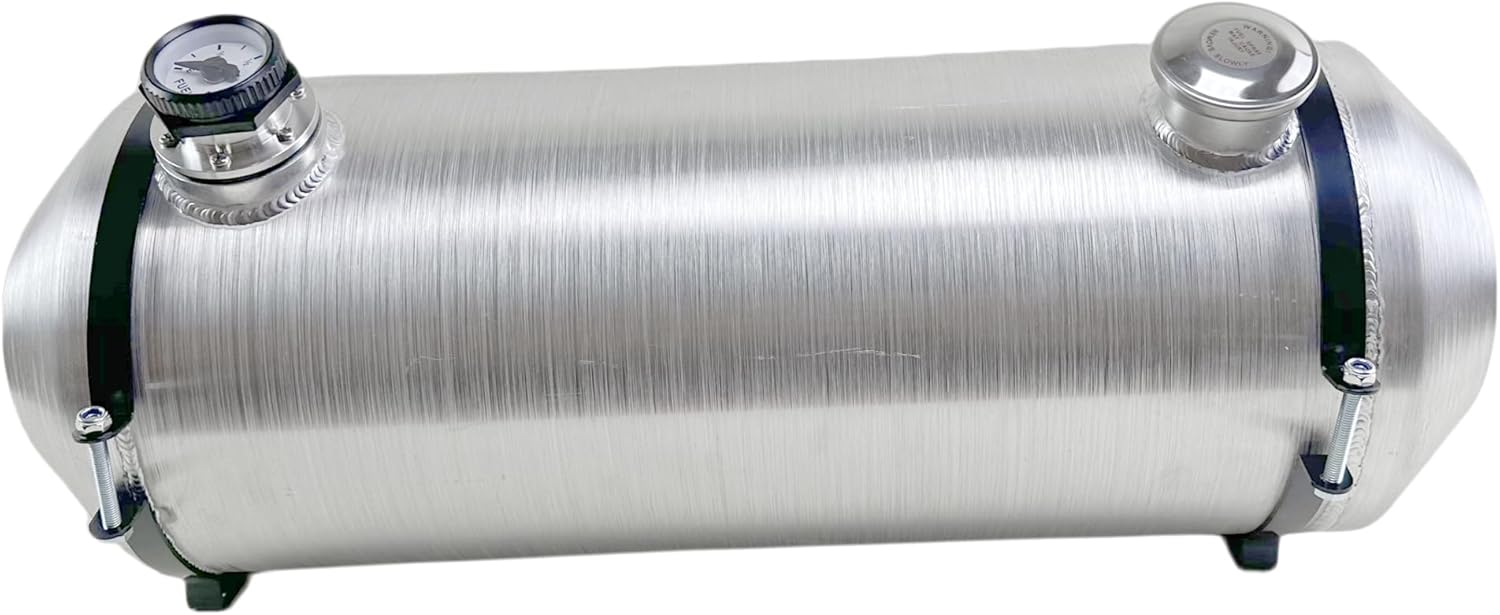Amazon.com: JSD 9.5 Gallon Spun Aluminum Universal Gas Tank/ Fuel Cell ...