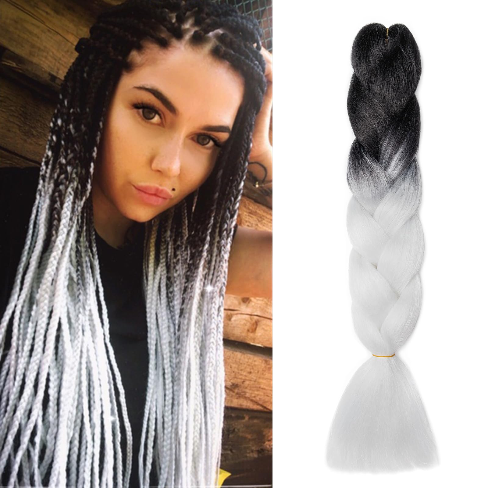 Dcbaboo Hair Extensions for Braiding Jumbo Braiding Hair Extension ...