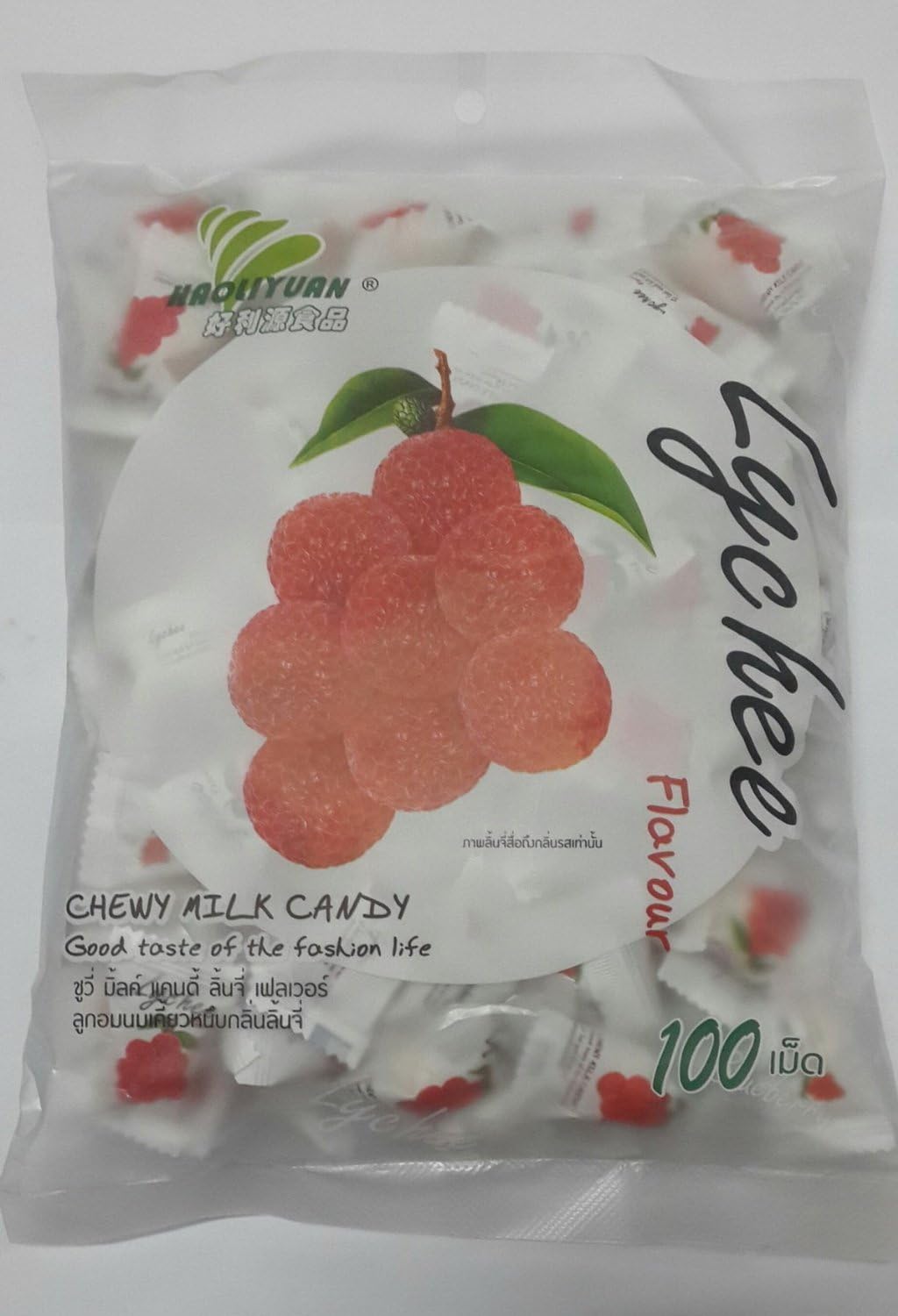 Chewy Milk Candy Lichi Sabor Asiático Tropical Agridulce 100 Psc, 380 G ...