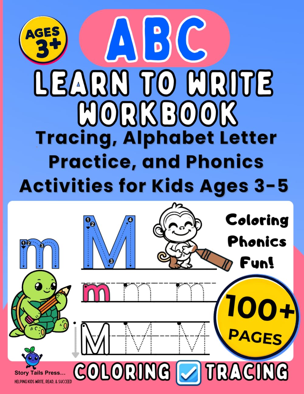 Amazon.com: ABC Learn to Write Workbook: Tracing, Alphabet Letter ...