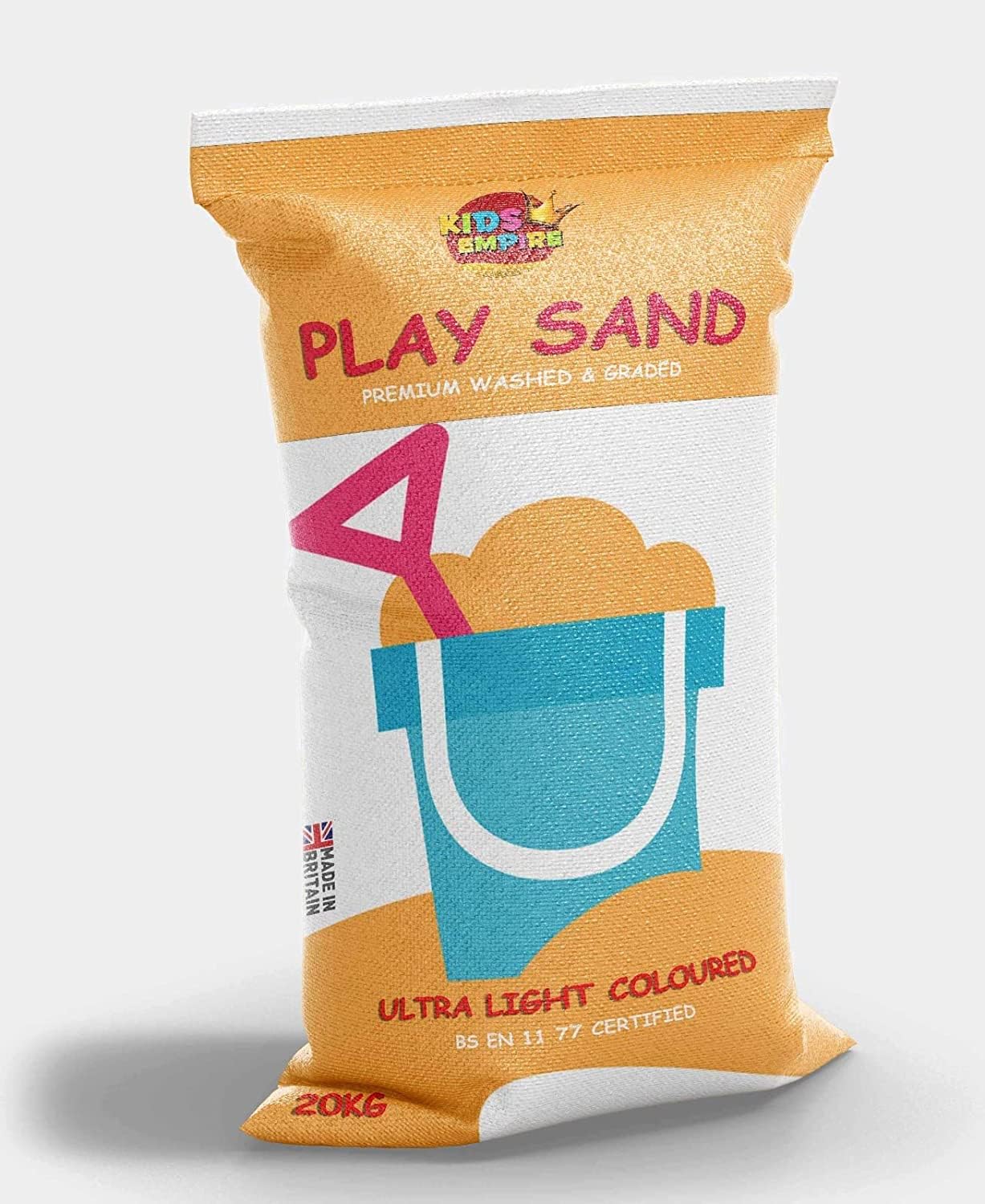 LEAP HORSE Certified Children’s Play Sand, Non Toxic, Natural Washed ...