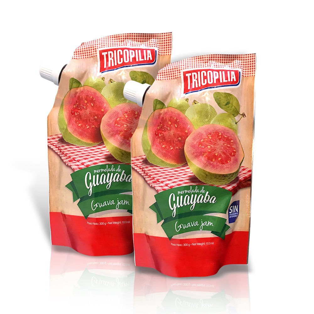 Amazon.com: Tricopilia Guava Jam - 10.5 Ounces from Costa Rica - 2 Pack ...