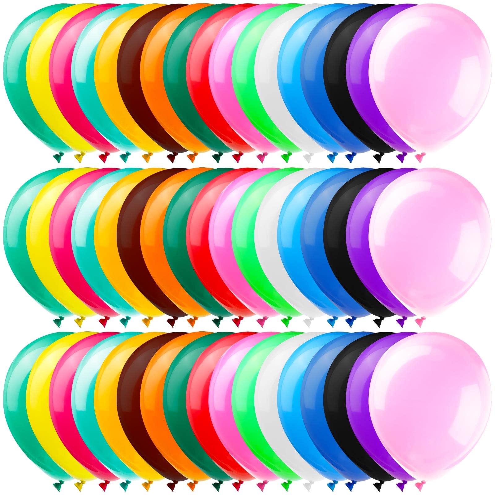 Amazon.com: Yahenda 1700 Pcs 12 Inches Assorted balloons, Colorful ...