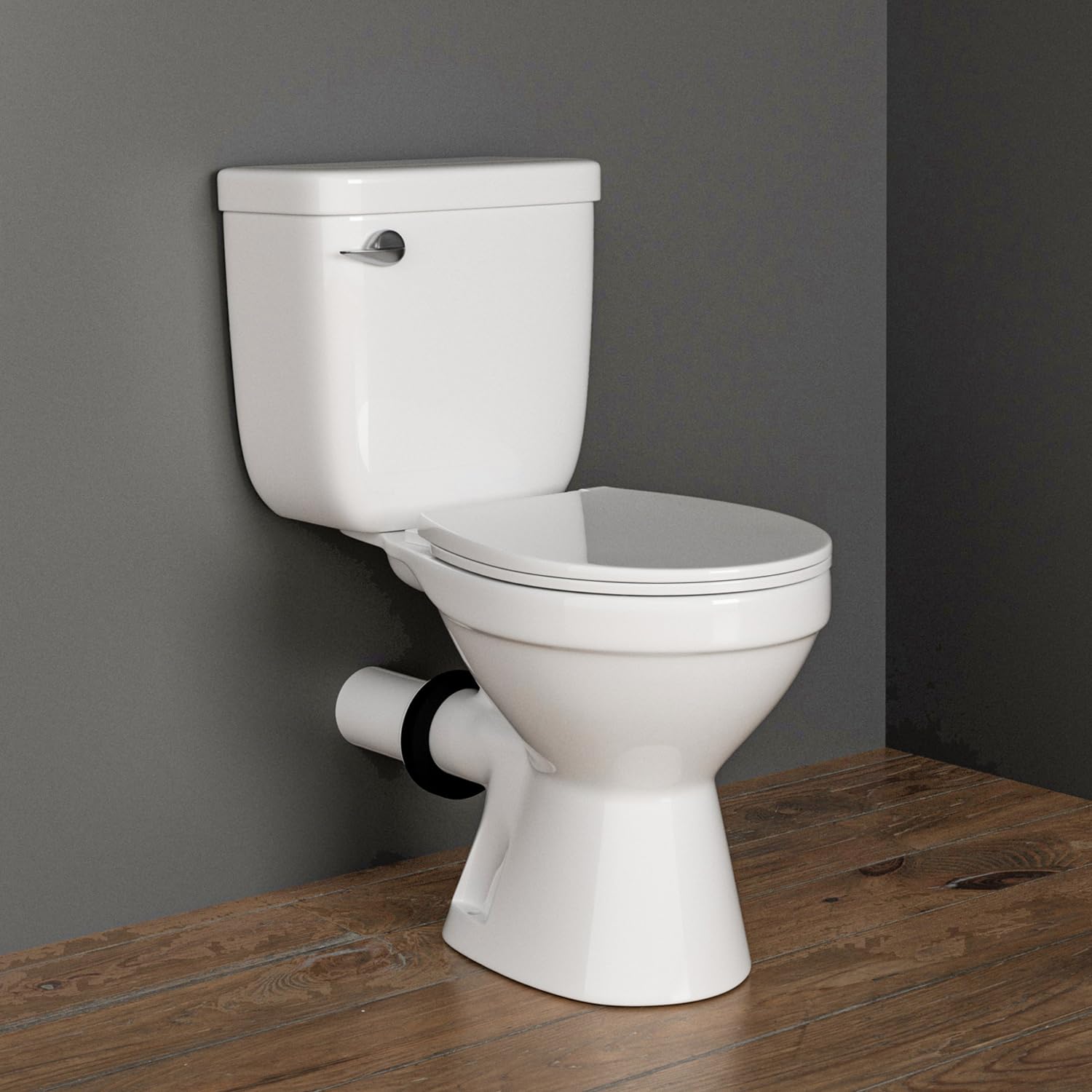 MaceratingFlo Rear Outlet Toilet with Tank: Powerful Flush & Space ...