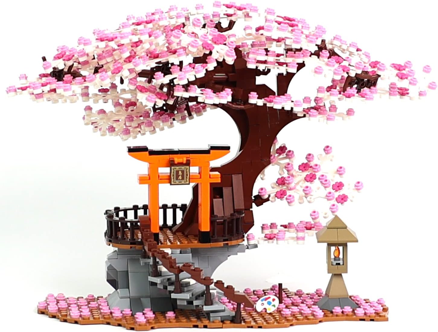 Amazon.com: TOYSLY Romantic Sakura Tree House Lights Building Kit ...