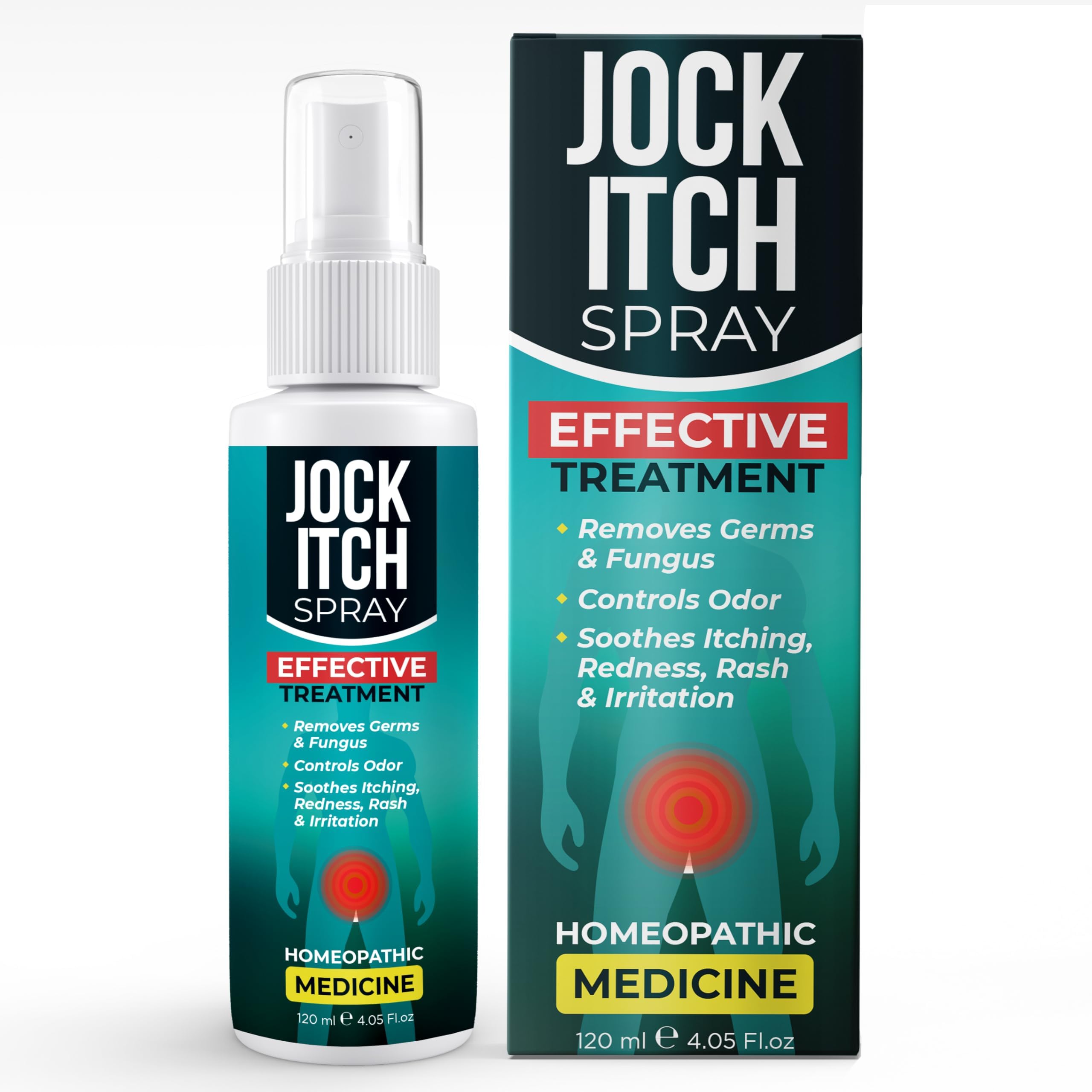 Amazon.com: Jock Itch Spray | Antifungal Treatment for Jock Itch ...