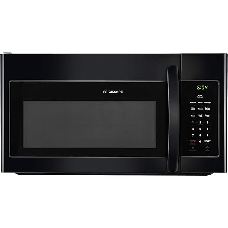 Amazon.com: Frigidaire FFMV1846VB 30" Black Over the Range Microwave ...