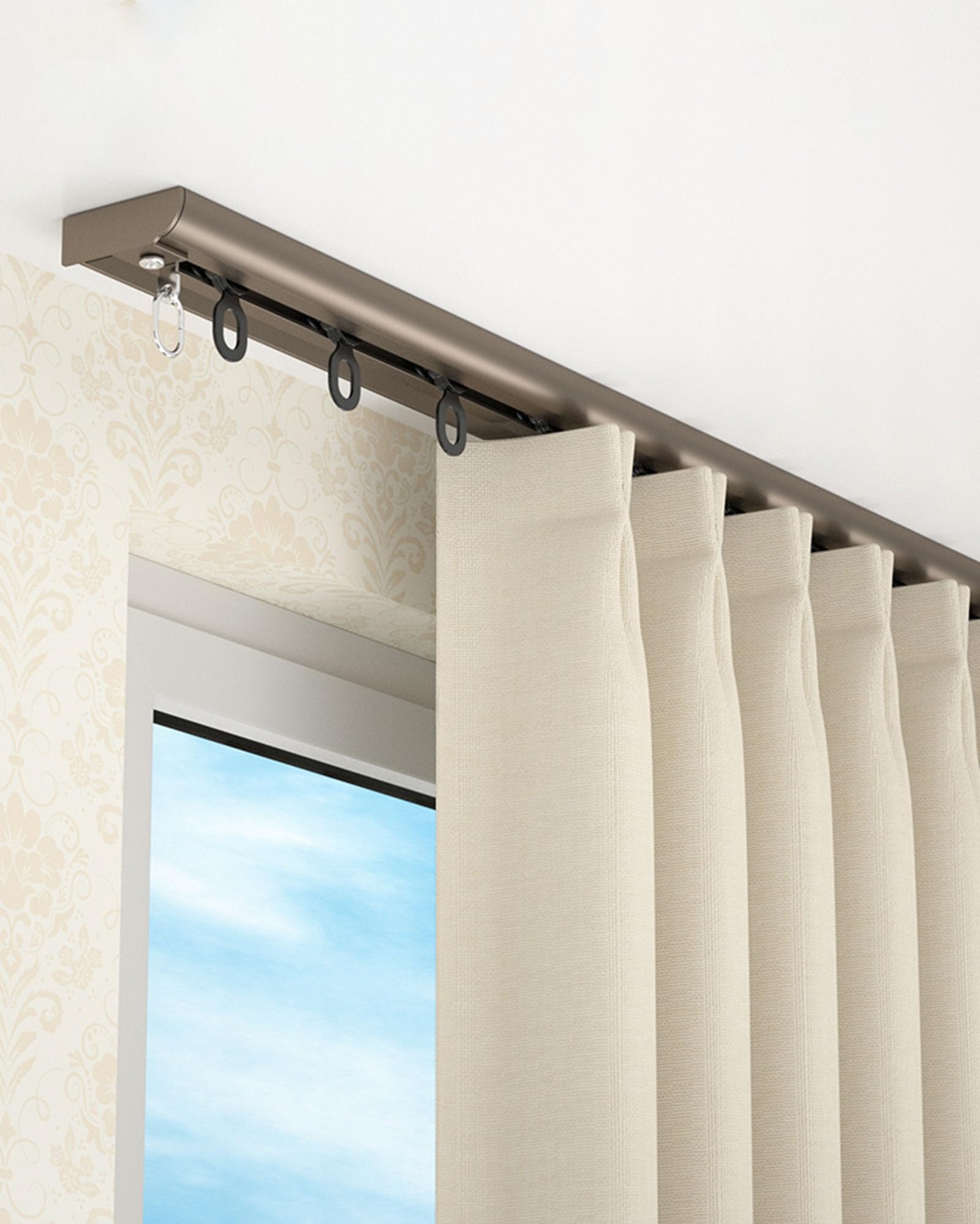 Ceiling Mounted Drapery Rods