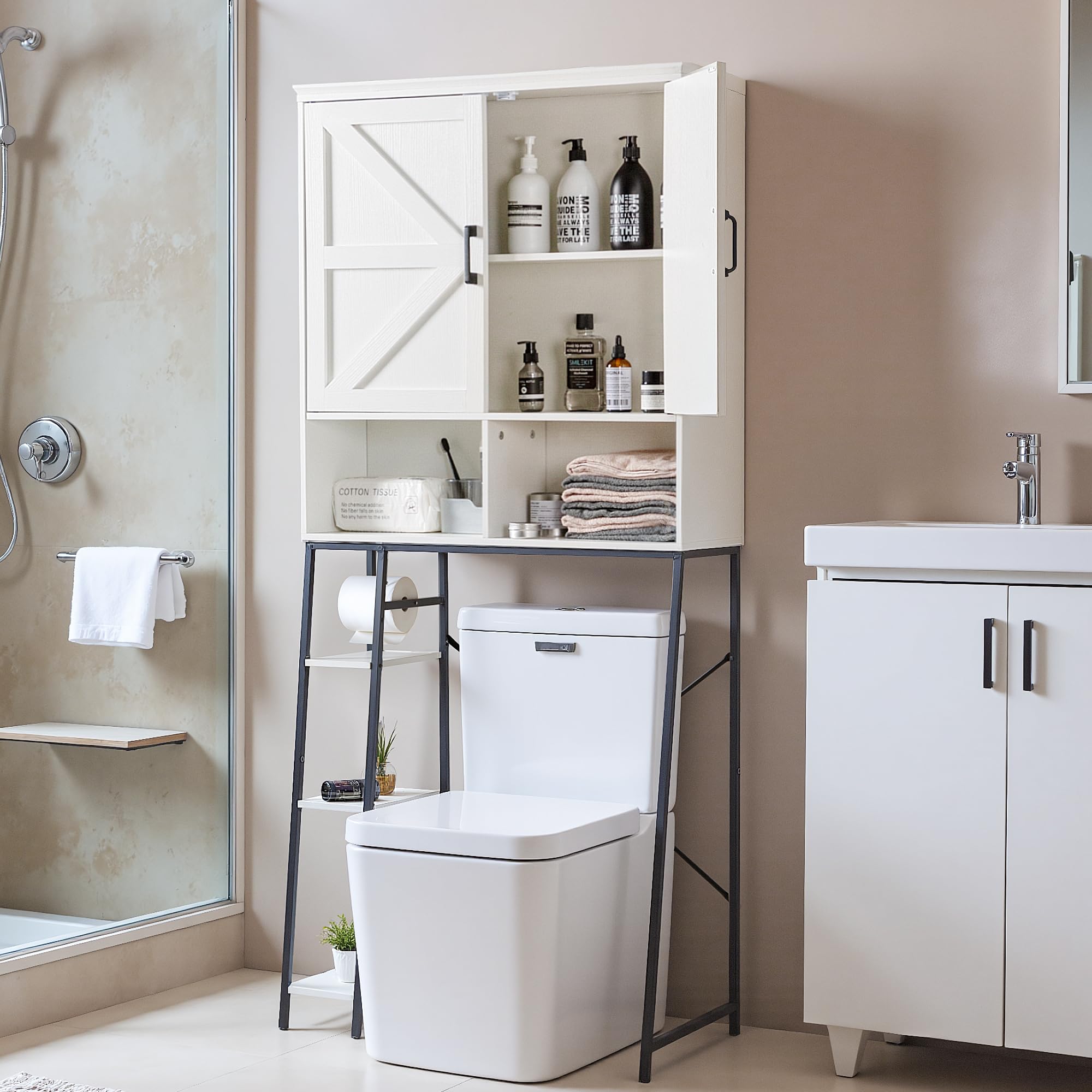 Snapklik.com : YESHOMY 68" Over The Toilet Storage Cabinet