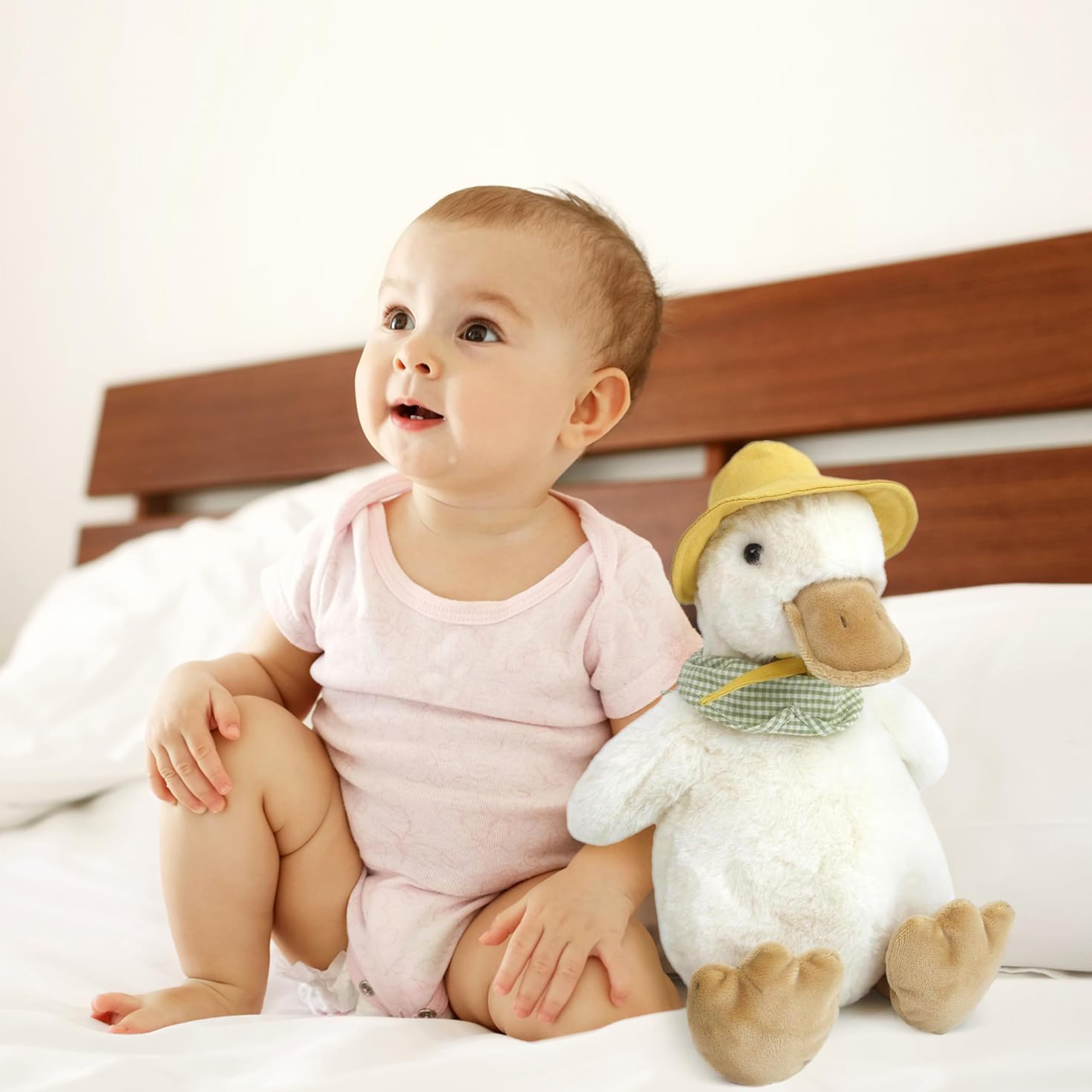 MON AMI Puddles The Duck Stuffed Animal 13/33cm | Cuddly Duck Toy ...