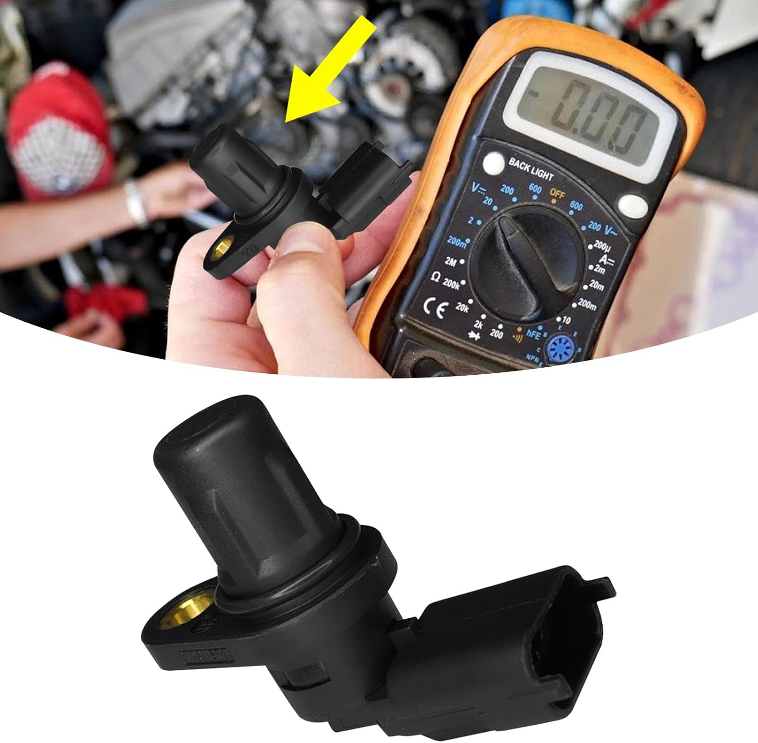 Amazon.com: UZZH Car Camshaft Position Sensor, Engine Camshaft Position ...