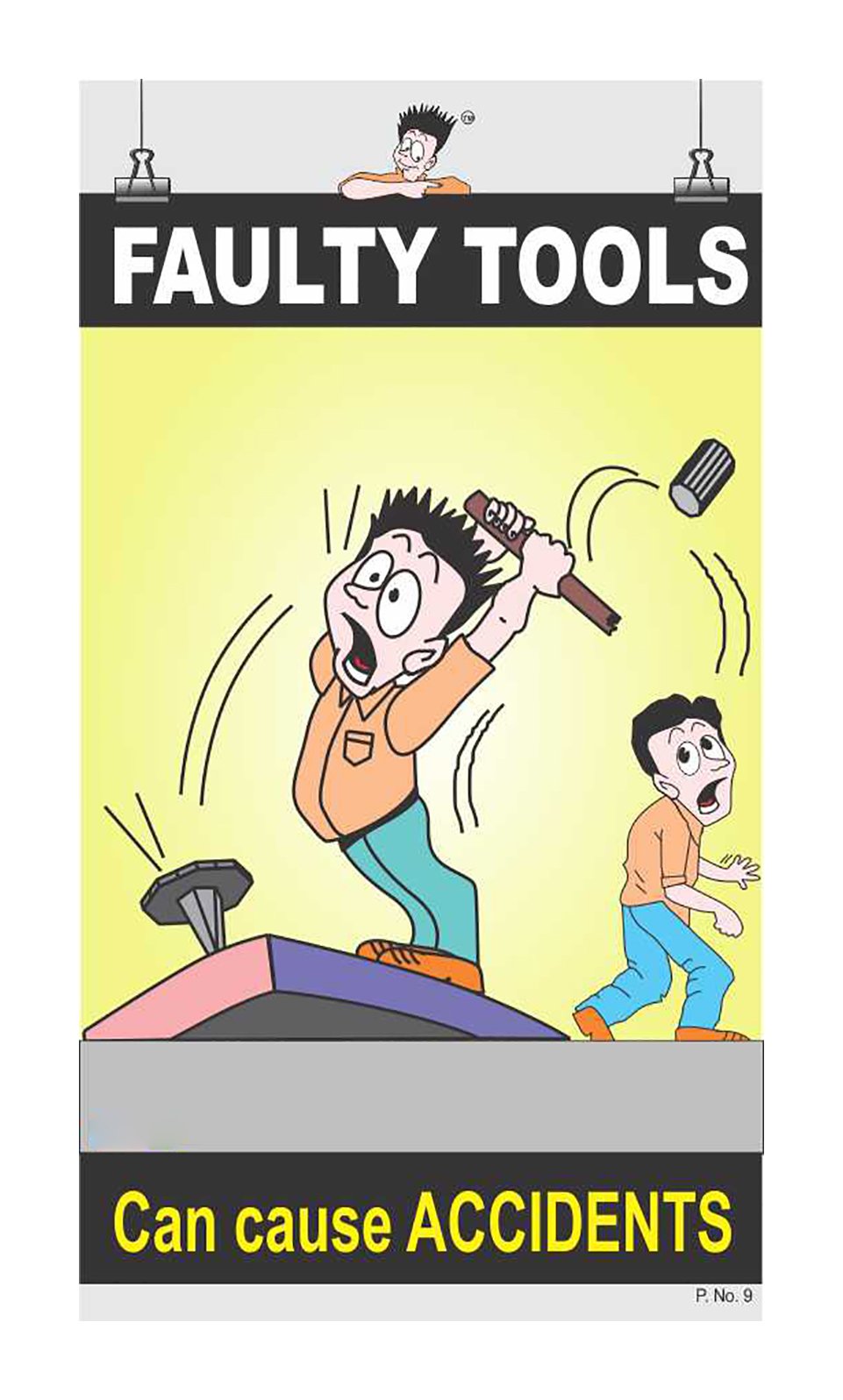 Posterkart Safety Poster - Faulty Tools, 66 cm x 36 cm x 1 cm : Amazon ...