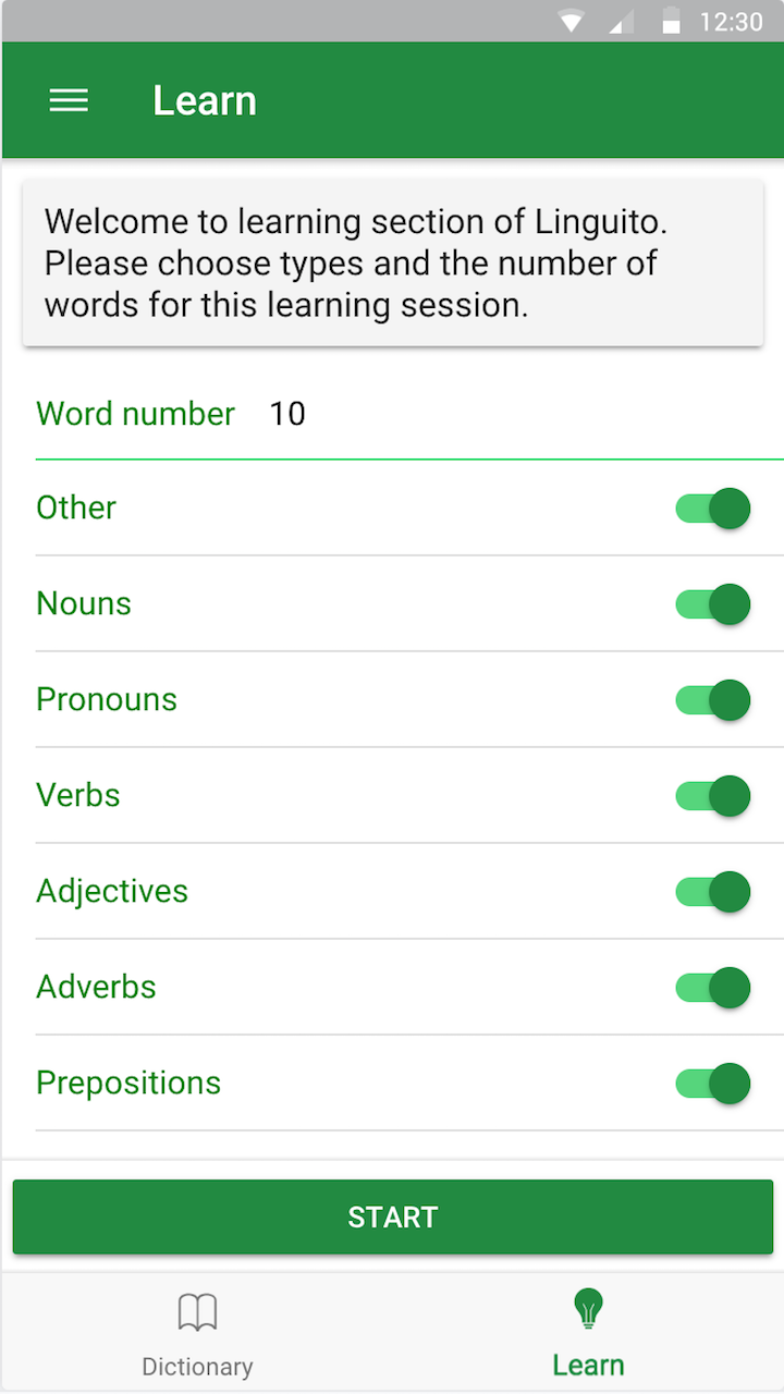 Linguito - Flashcards Vocabulary Trainer - App on Amazon Appstore