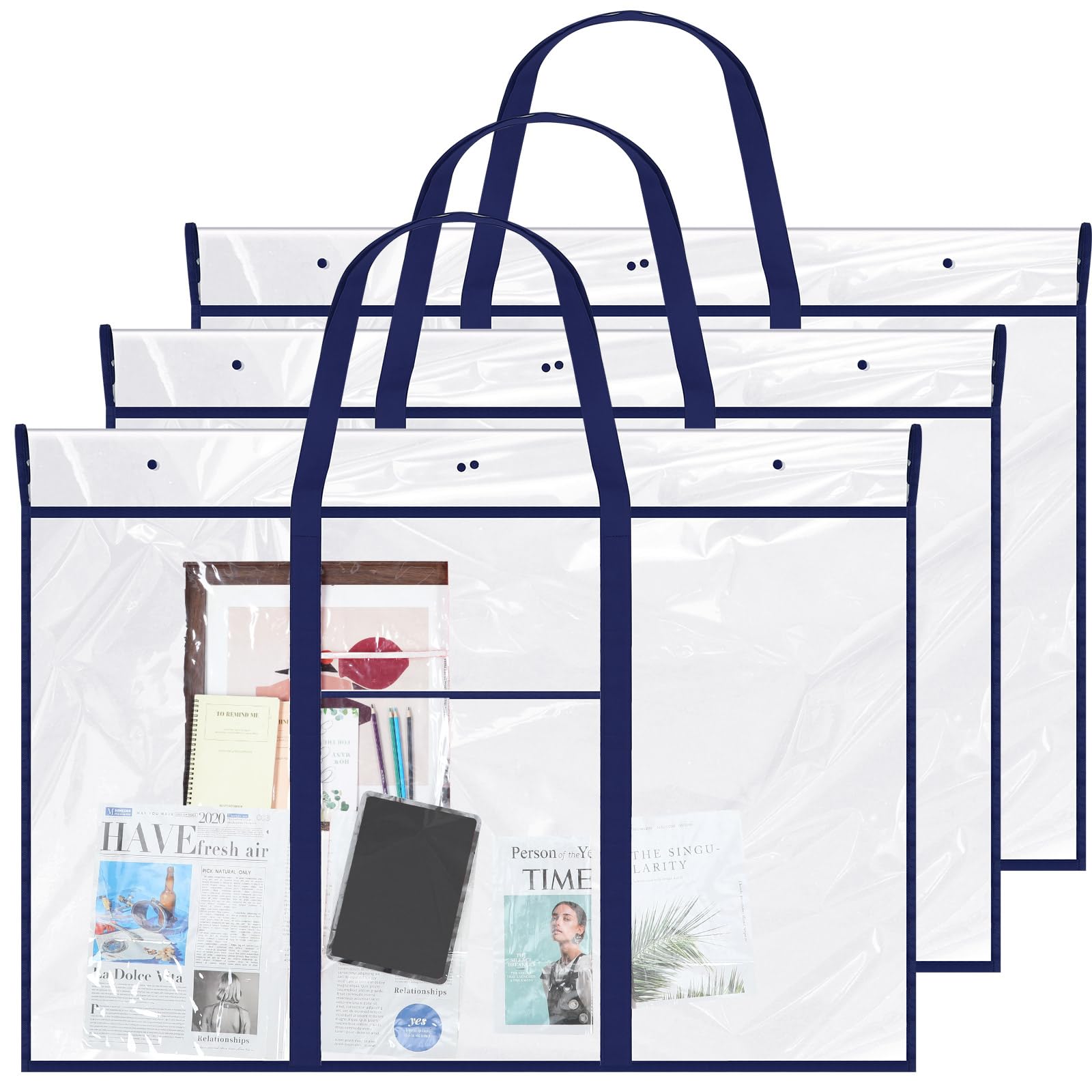 Snapklik.com : Windyun 3 Pack Large Poster Storage Bag 48" X 36 ...