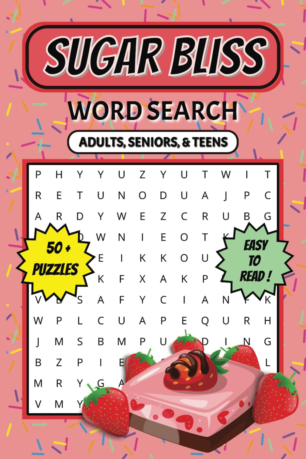 Sugar Bliss Word Search: A delightful Dessert Word Search book ...