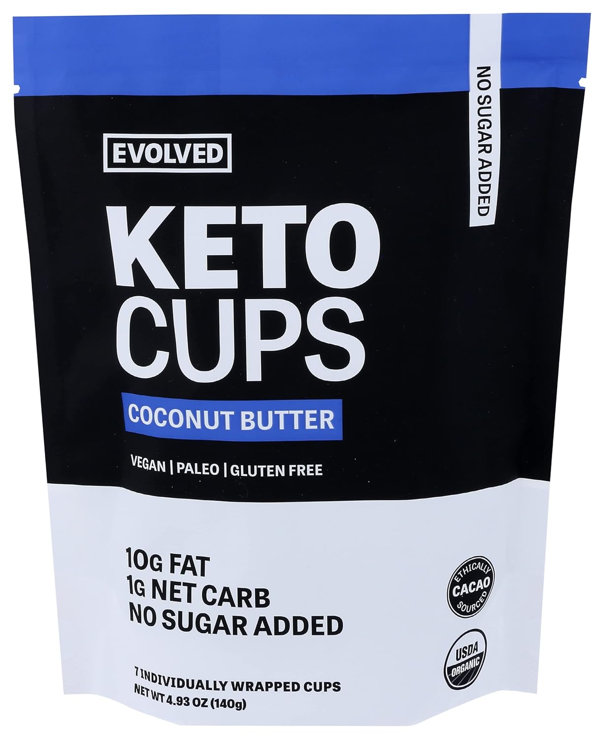 Amazon.com : Evolved Chocolate, Original Keto Cups, 5.18 Ounce ...