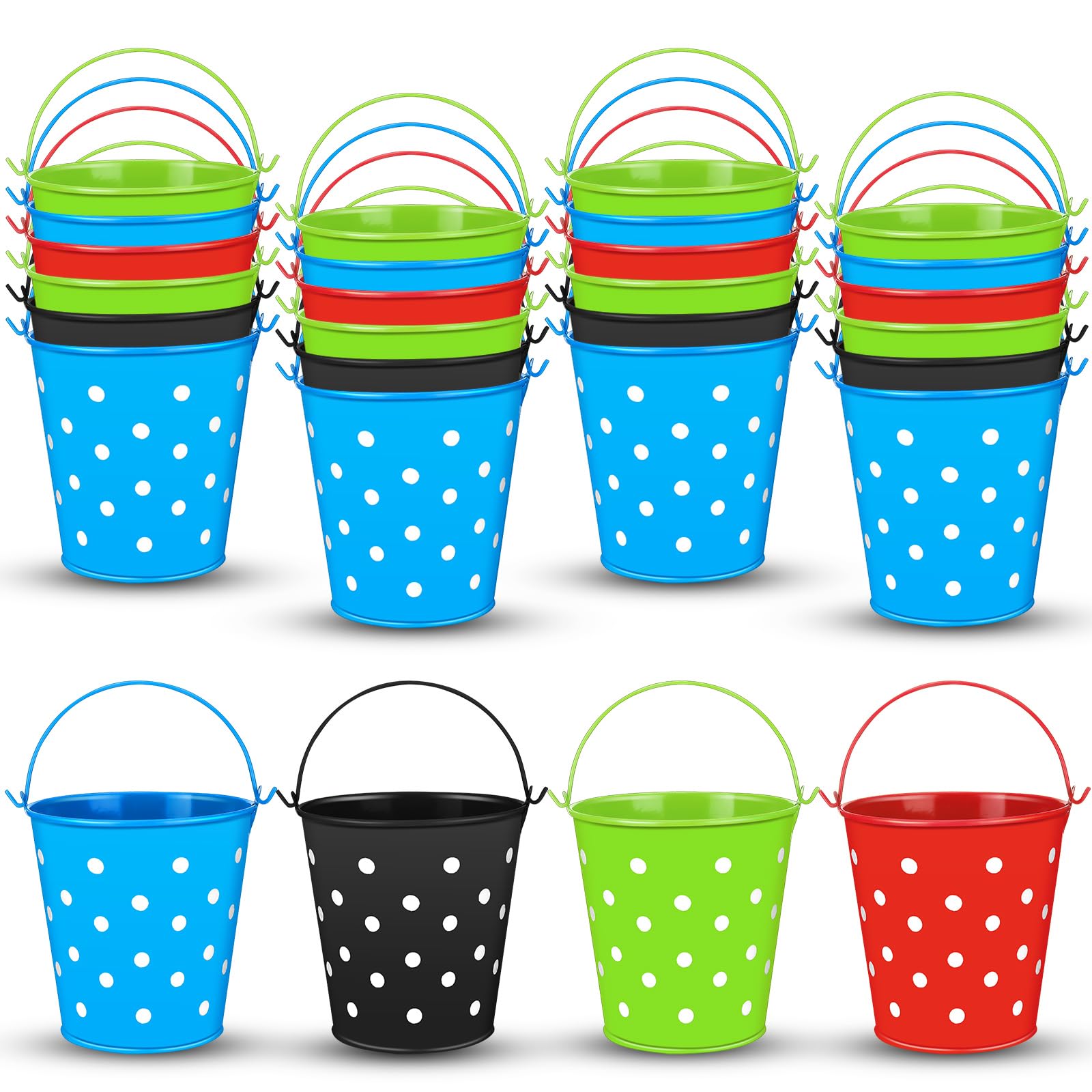 Colorful Classroom Buckets