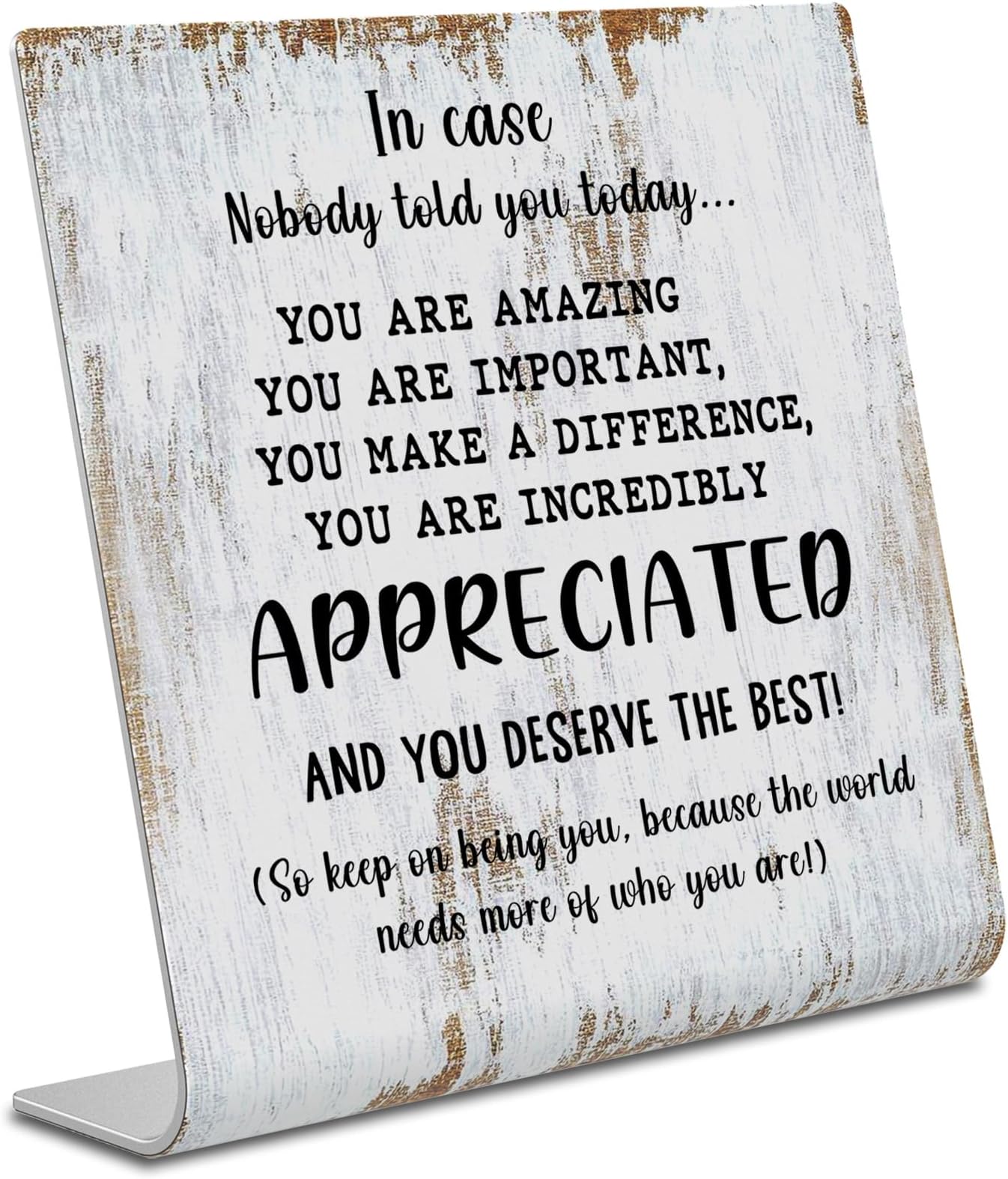 Amazon.com: Decorative Desk Decor Motivational Positive Thank You Gifts ...