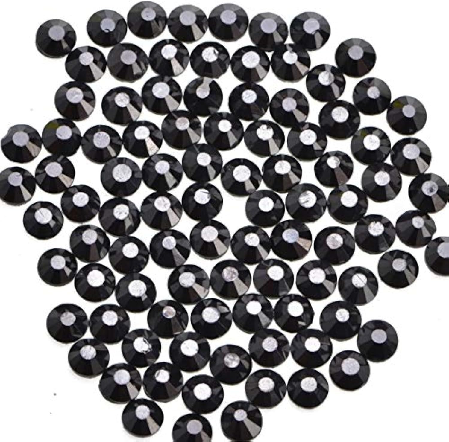 Amazon.com: 400 Pieces Hot Fix Glass Flatback Rhinestones HotFix Round ...