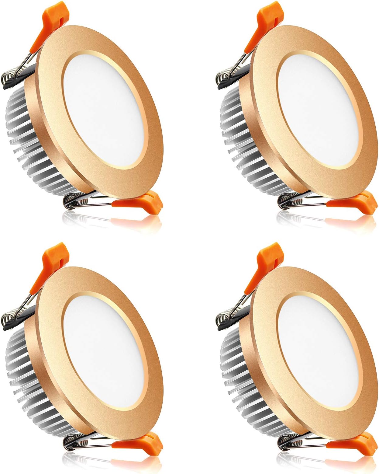 YGS-Tech 2 Inch LED Recessed Lighting, Dimmable Downlight 3W(35W ...