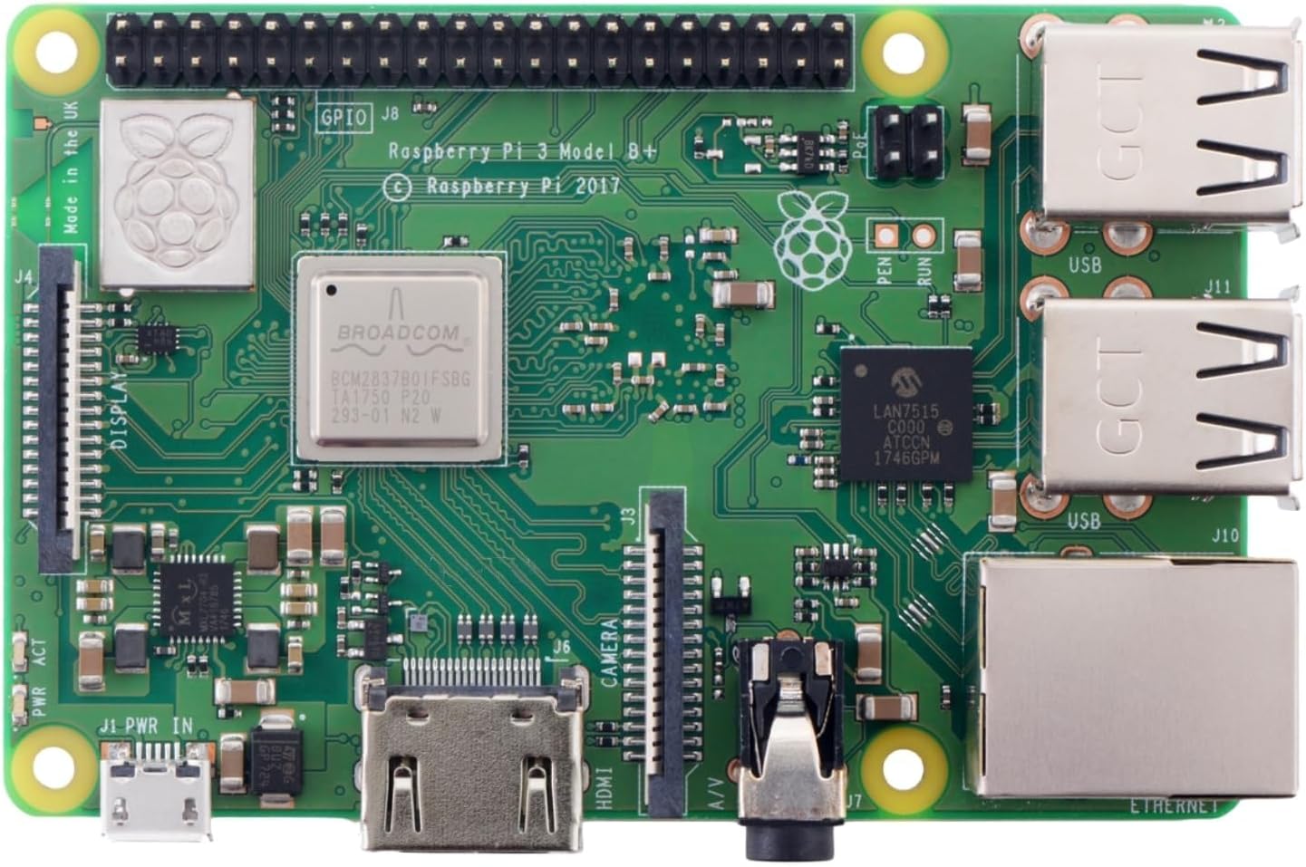 Amazon.co.jp: Vemico Raspberry Pi 3b+電源 5V 3A AC アダプター ラズベリーパイ3b+ 電源 ...