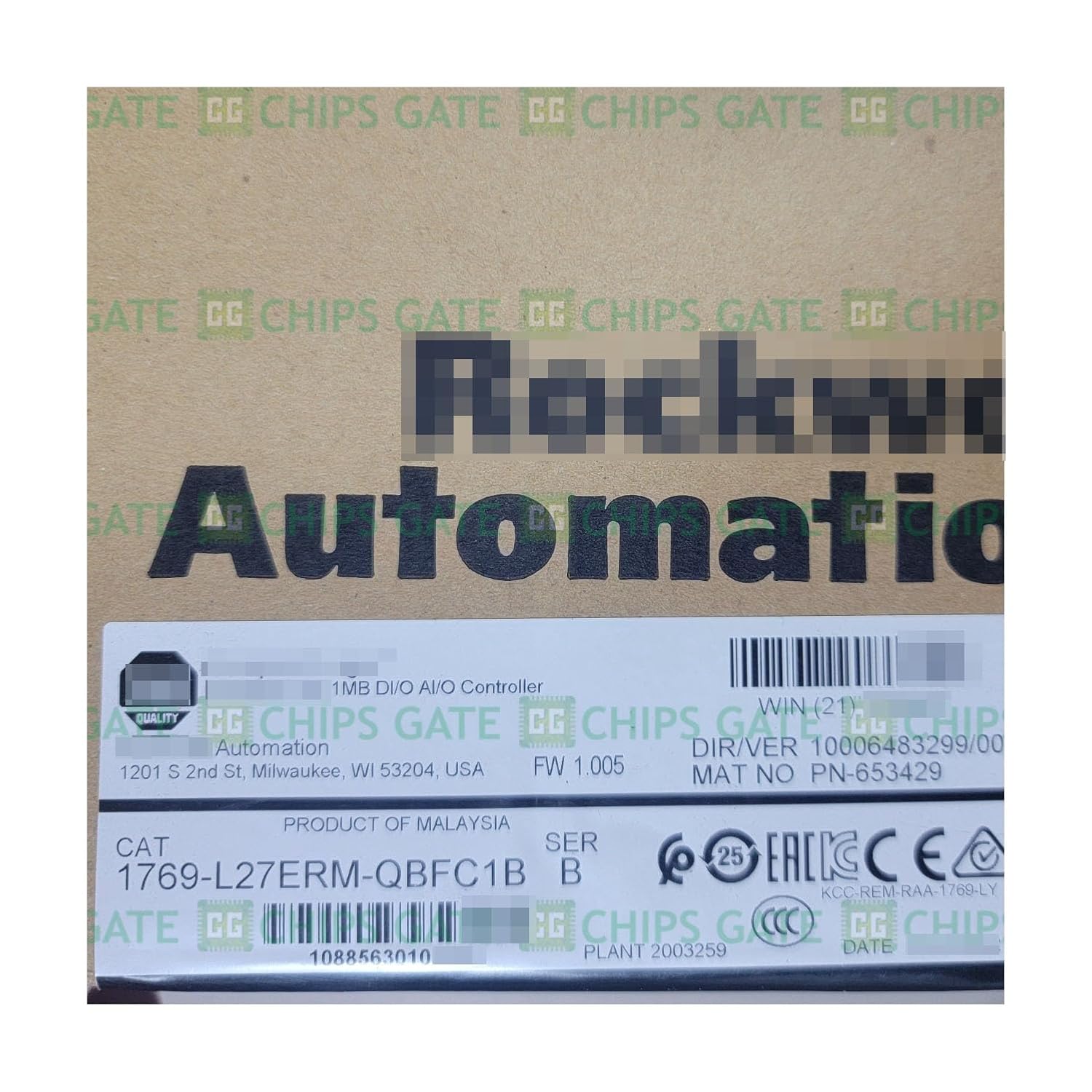 1 PCS New 1769-L27ERM-QBFC1B 1769L27ERMQBFC1B SER 1MB Controller ...