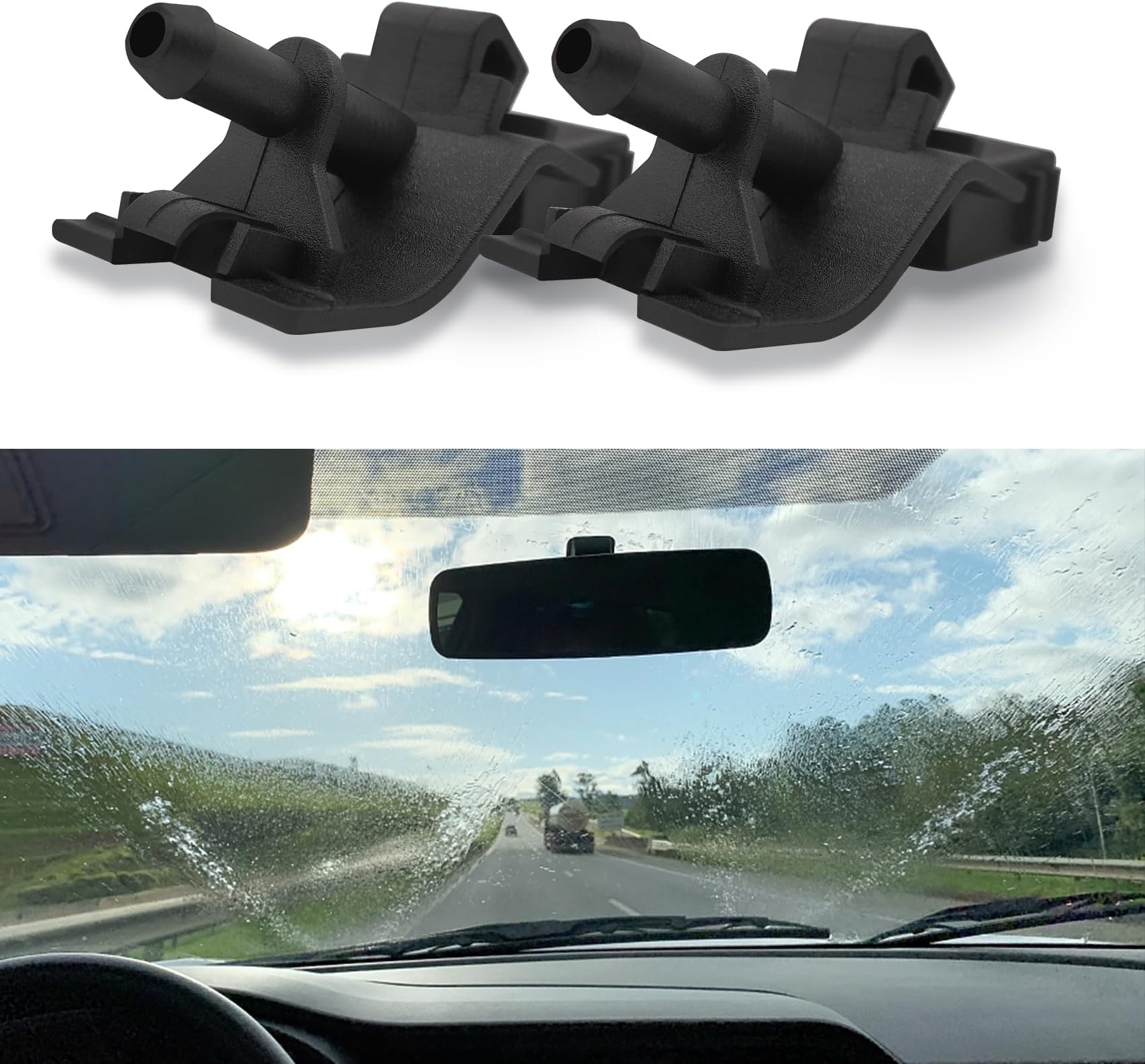 Amazon.com: Toyota Genuine 85381-30220 Windshield Washer Nozzle Sub ...