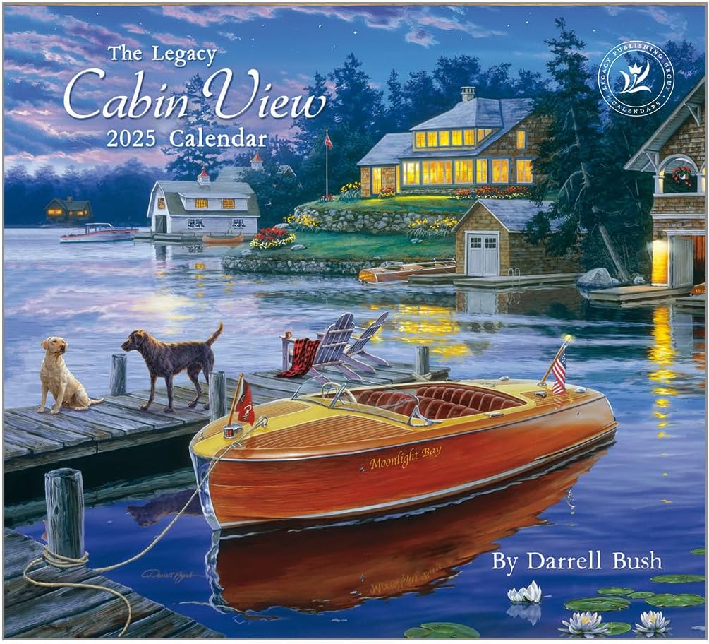 Legacy Cabin View 13 x 12 Paper 2025 Hanging Wall Calendar : Amazon.ca ...