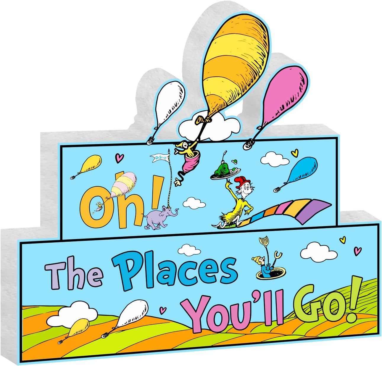 Amazon.com: SZTZPW Oh The Places You’ll Go Decorations Kindergarten ...