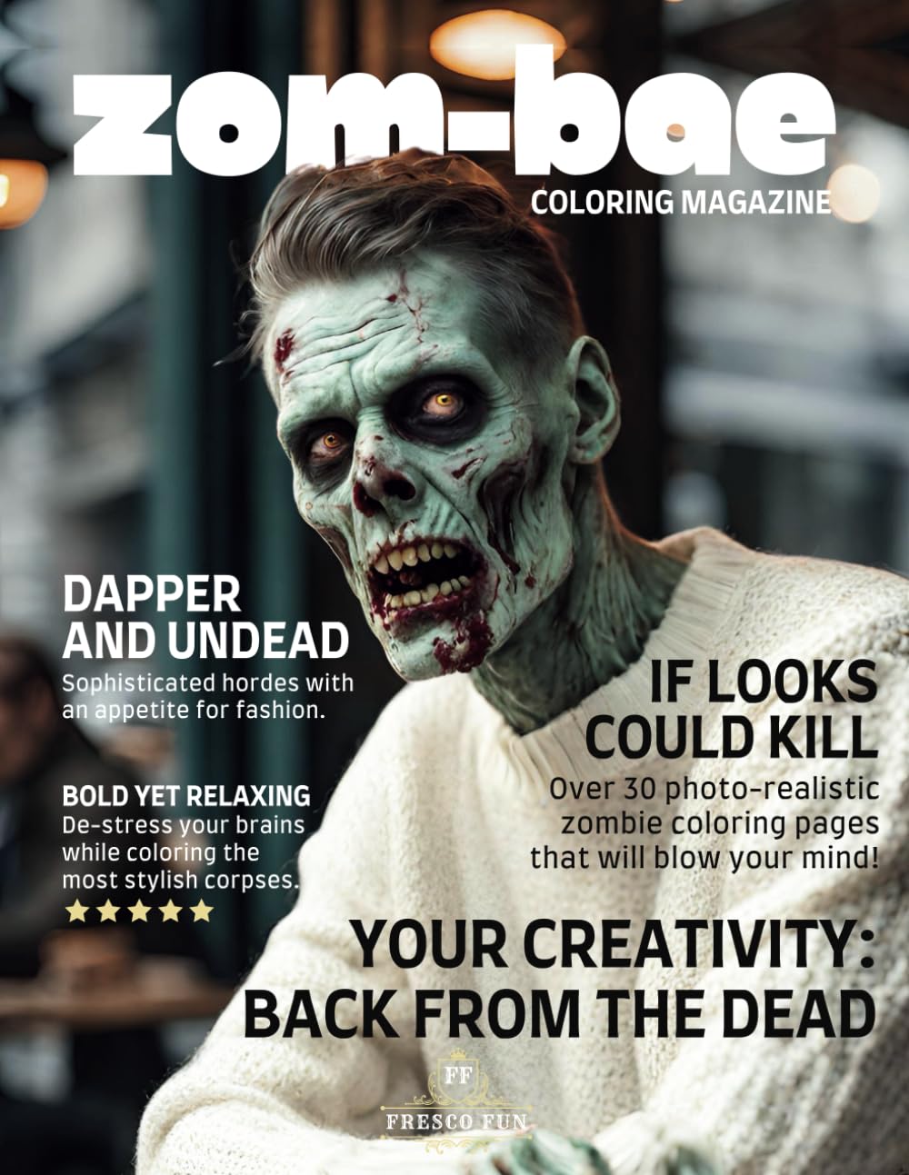 Amazon.com: Zom-Bae Coloring Magazine (Realistic Coloring Collection ...