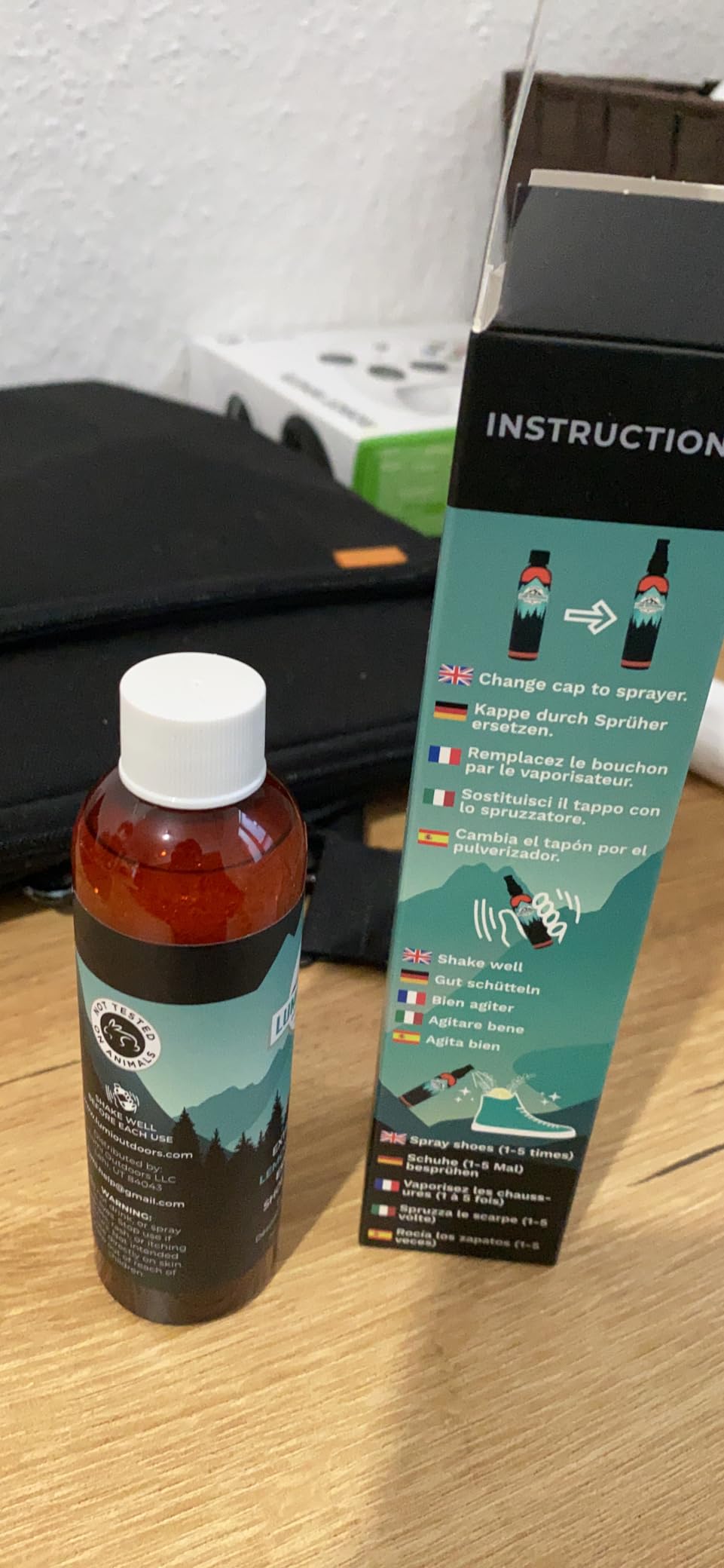 Lumi Outdoors Schuhdeo-Spray & Geruchsbeseitiger - Natürliches ...