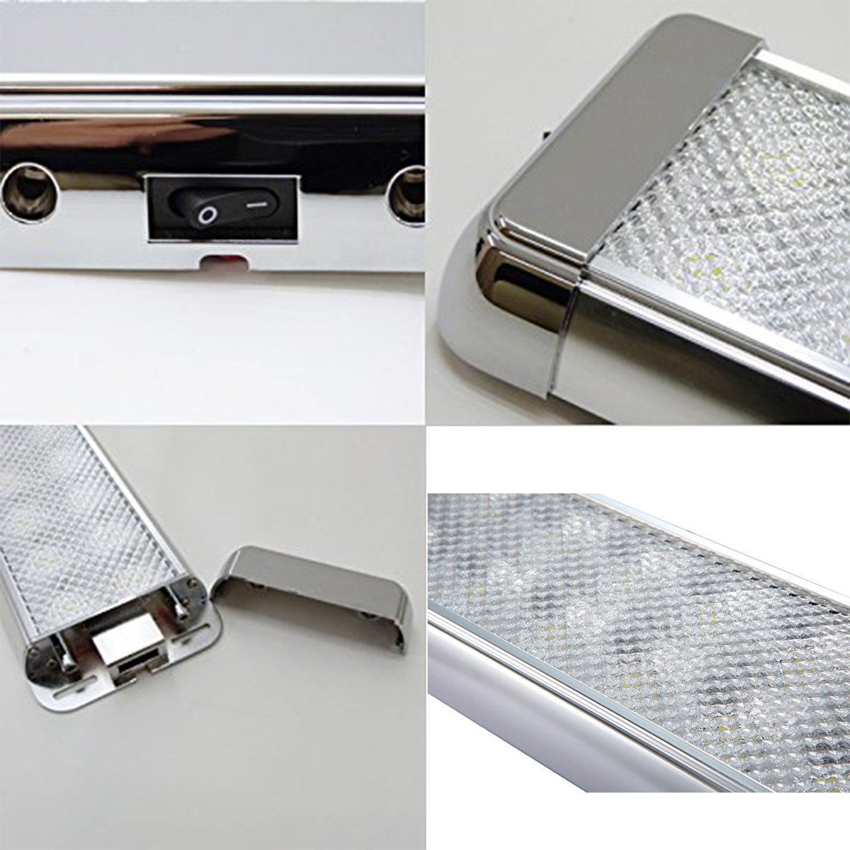Snapklik.com : LED Interior Light Fixture 41.8", High Light-Output Low ...
