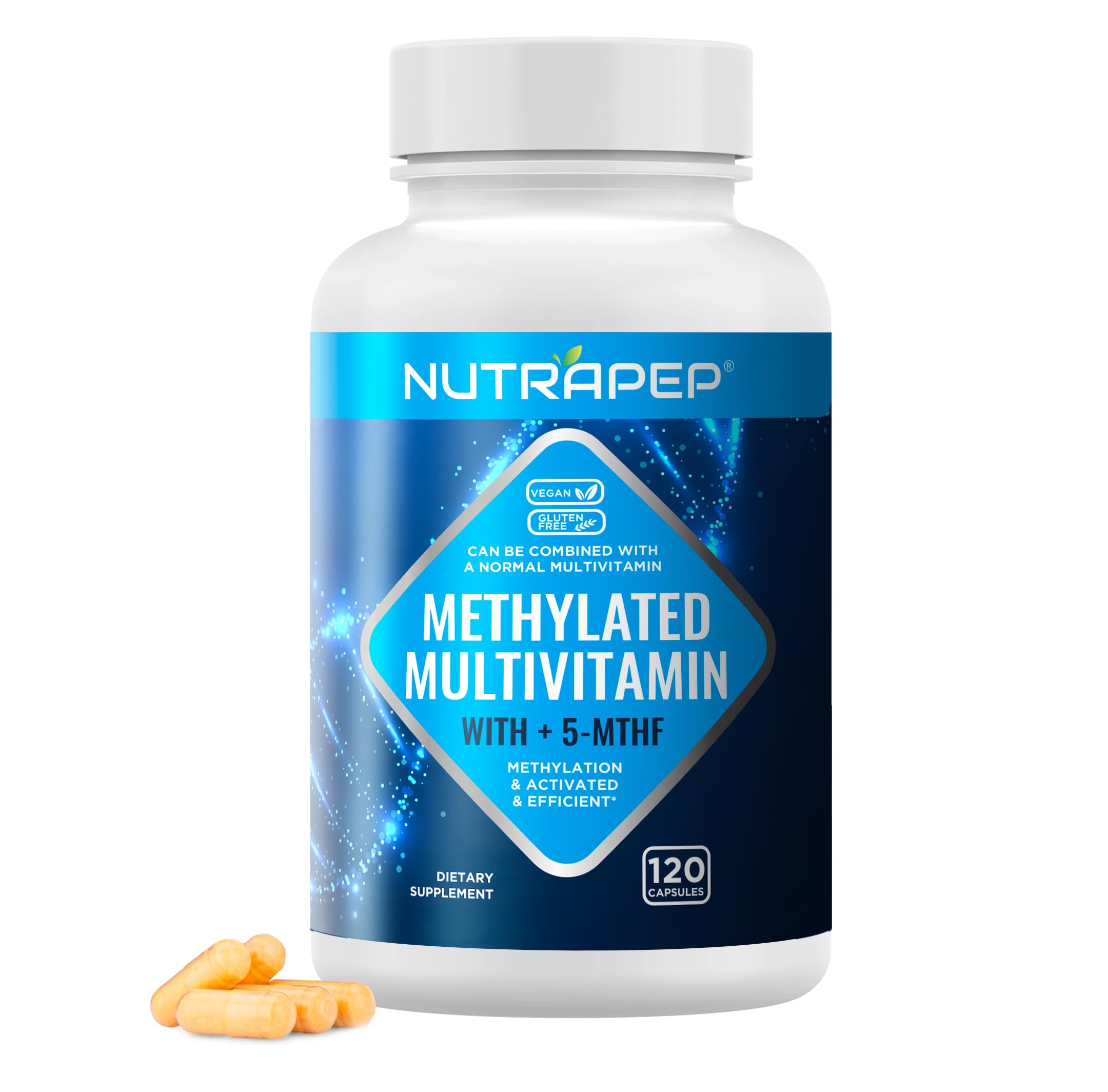Amazon.com: NutraPep Methylated Multivitamin for Men Women - 5-MTHF ...