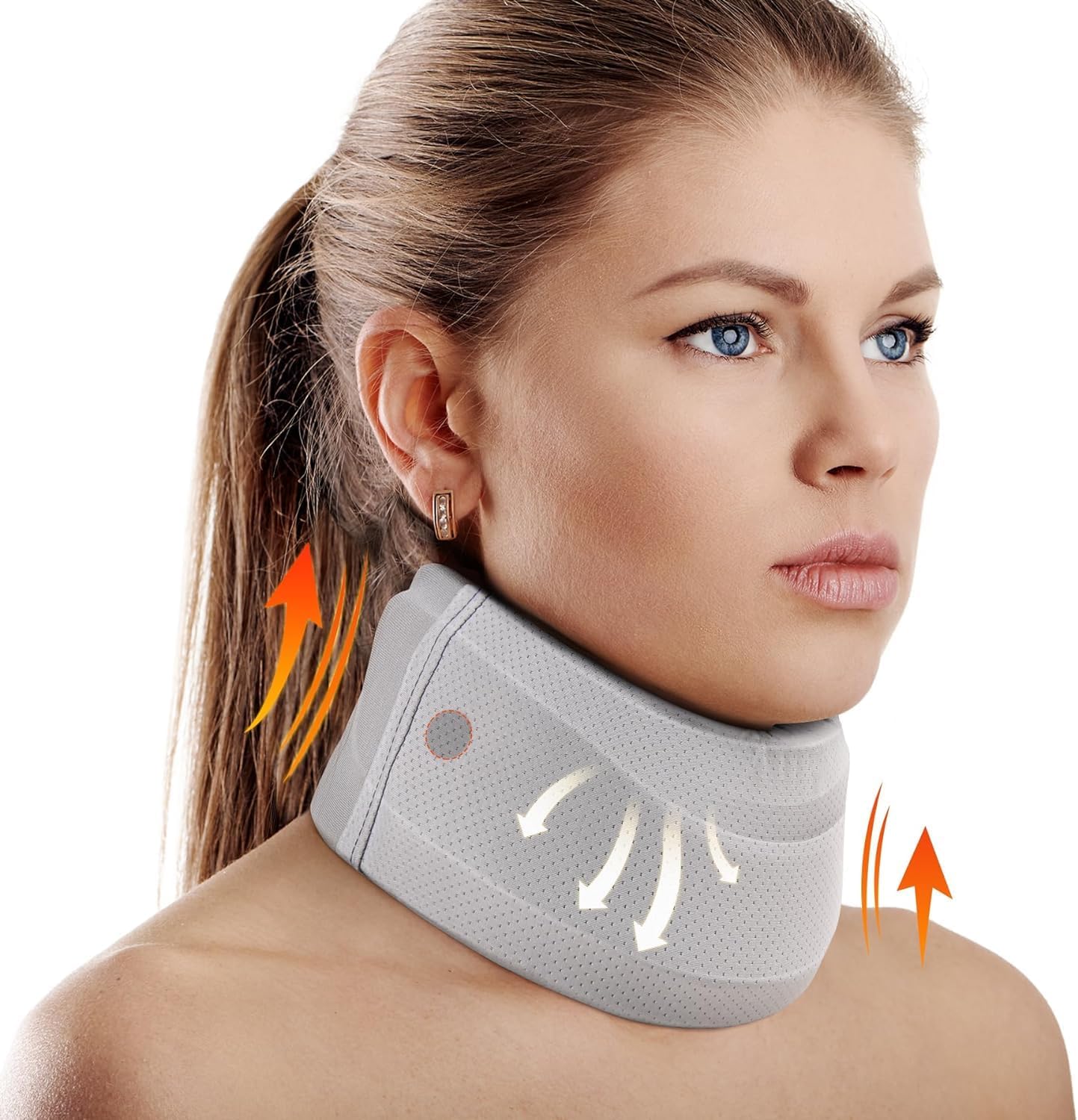 Soft Foam Neck Brace Universal Cervical Collar, Adjustable Neck Support ...