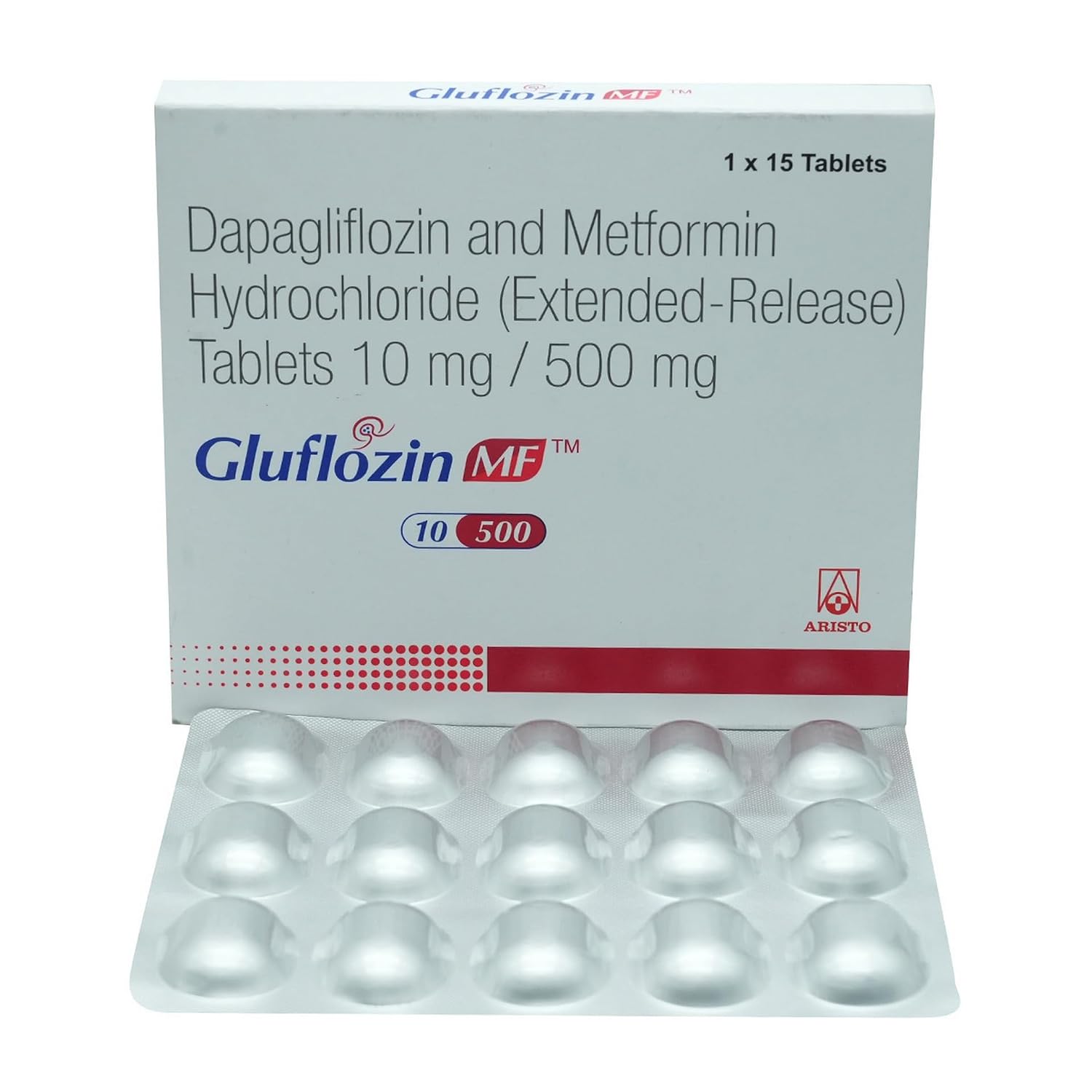 Gluflozin Mf 10/500Mg - Strip of 15 Tablets : Amazon.in: Health ...