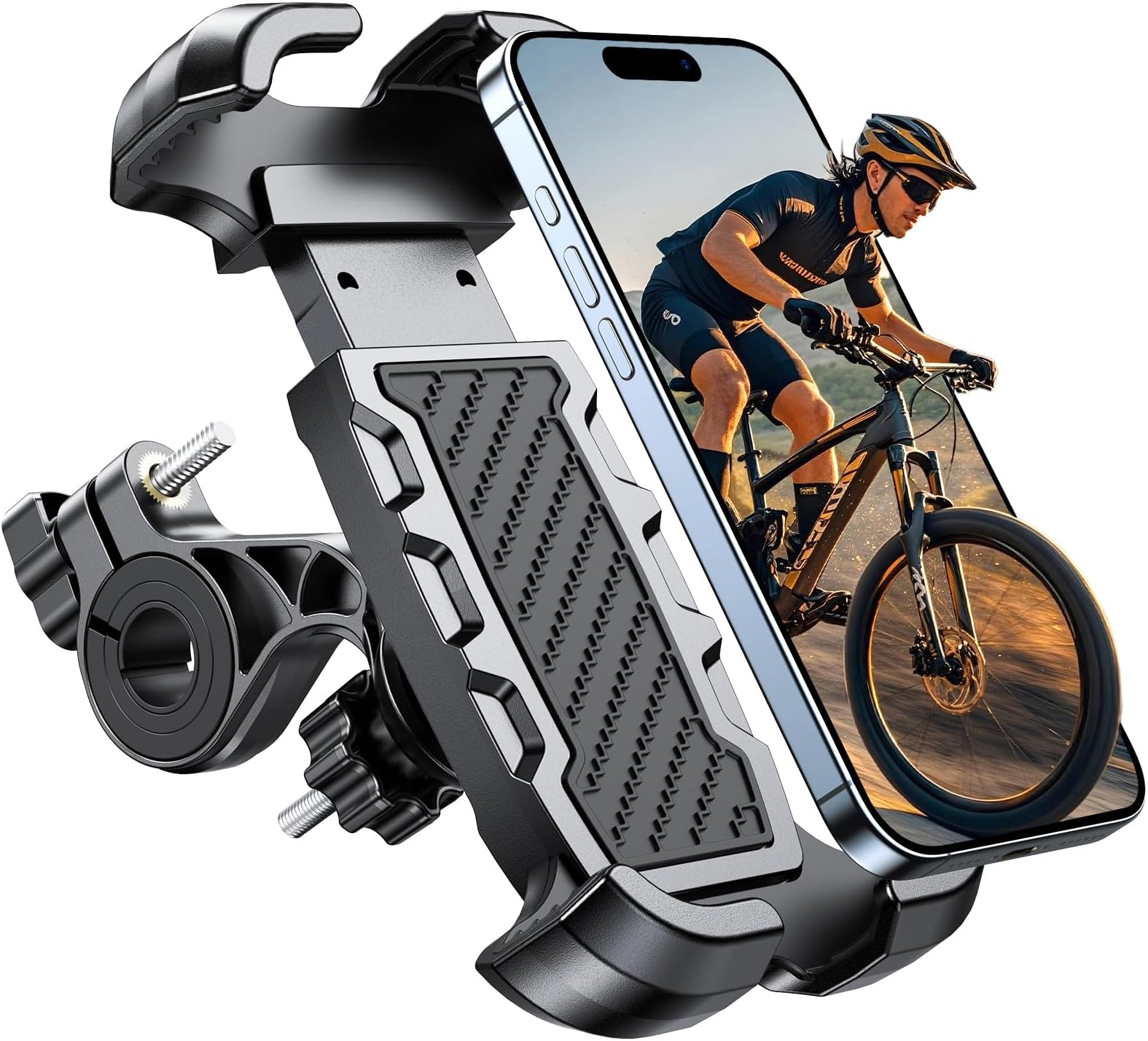 Amazon.com: PRO BIKE TOOL Bike Phone Holder Mount - Double Lock Switch ...