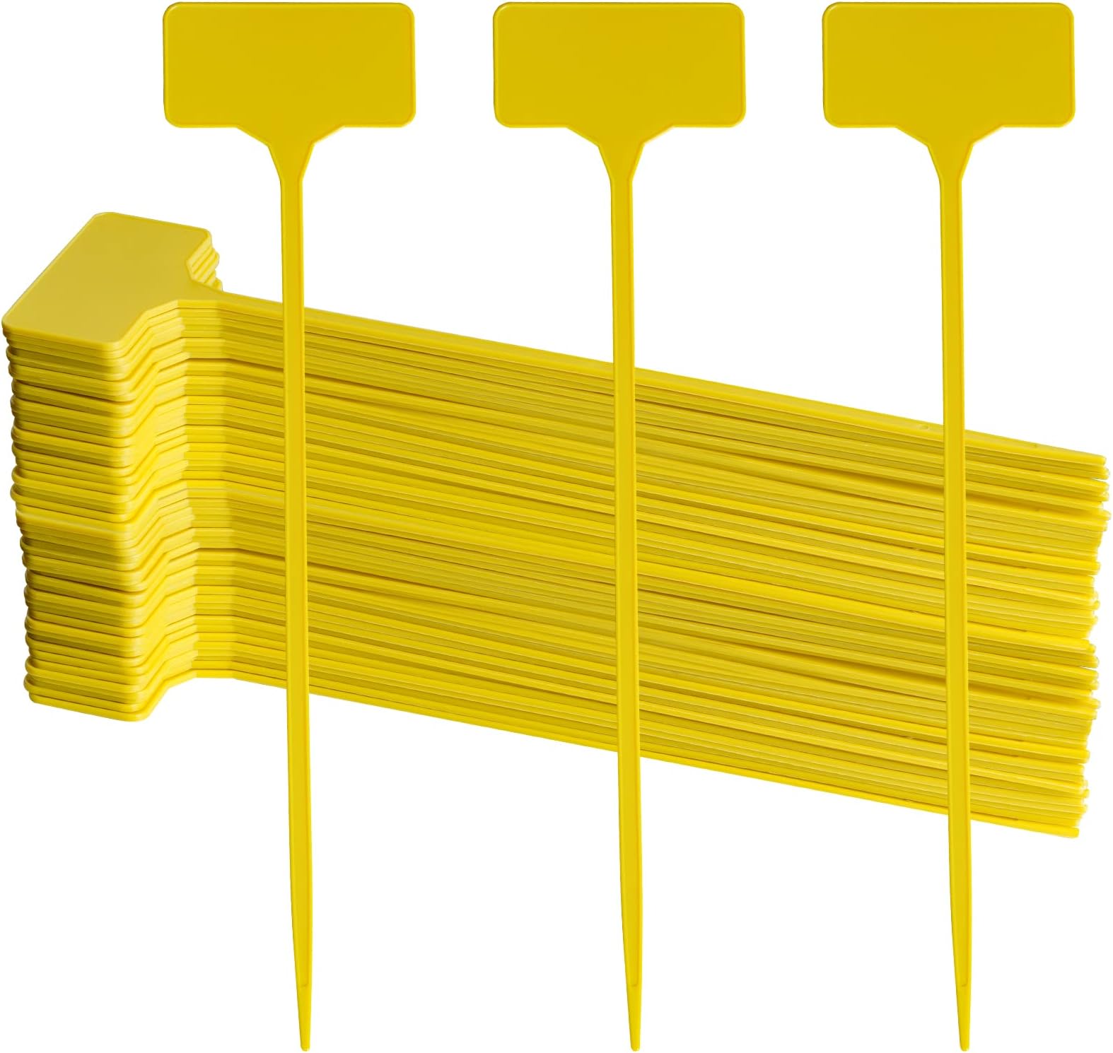 Amazon.com: 60 Pcs Large Plastic Plant Labels T-Type Durable Nursery ...