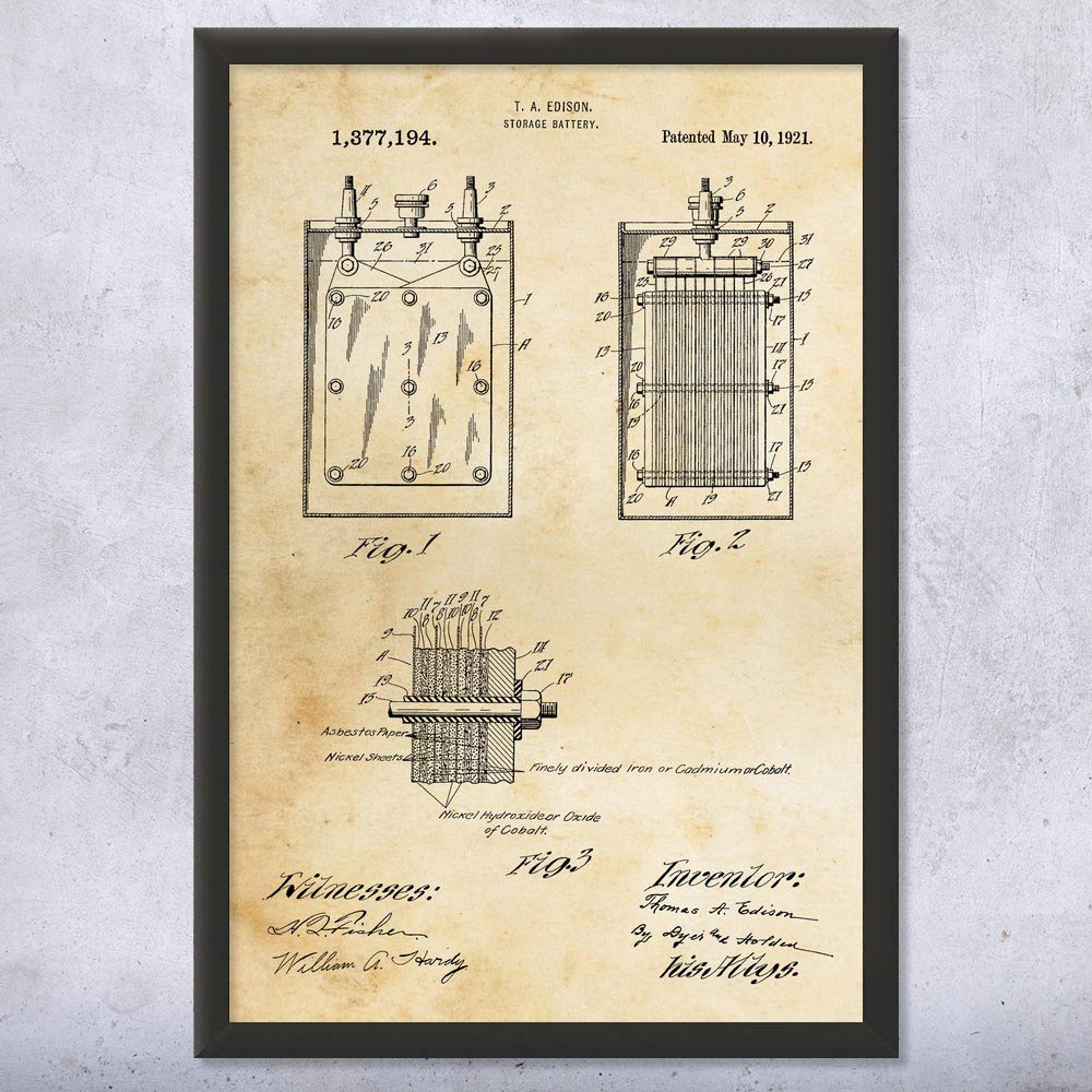 Thomas Edison Storage Battery
