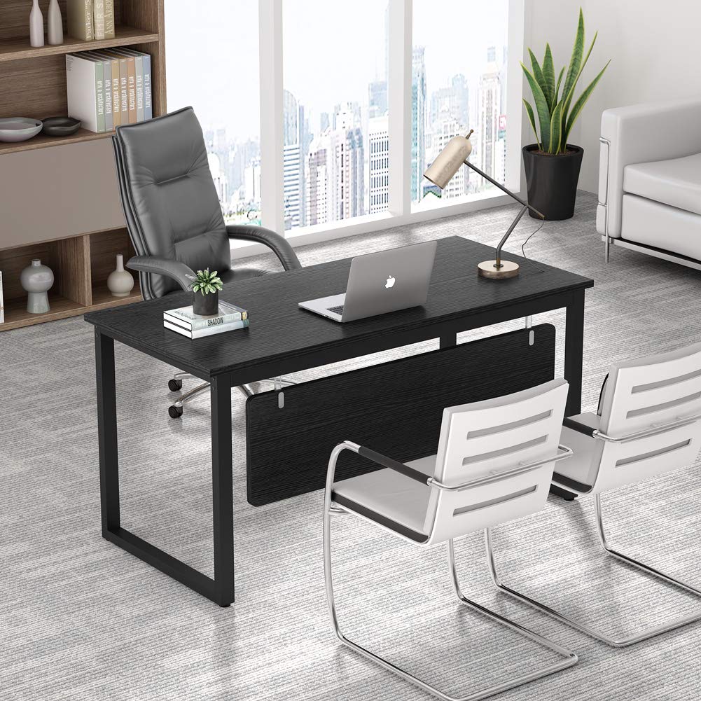Tribesigns Computer Desk 55 Inch Modern Simply Office Desk Computer