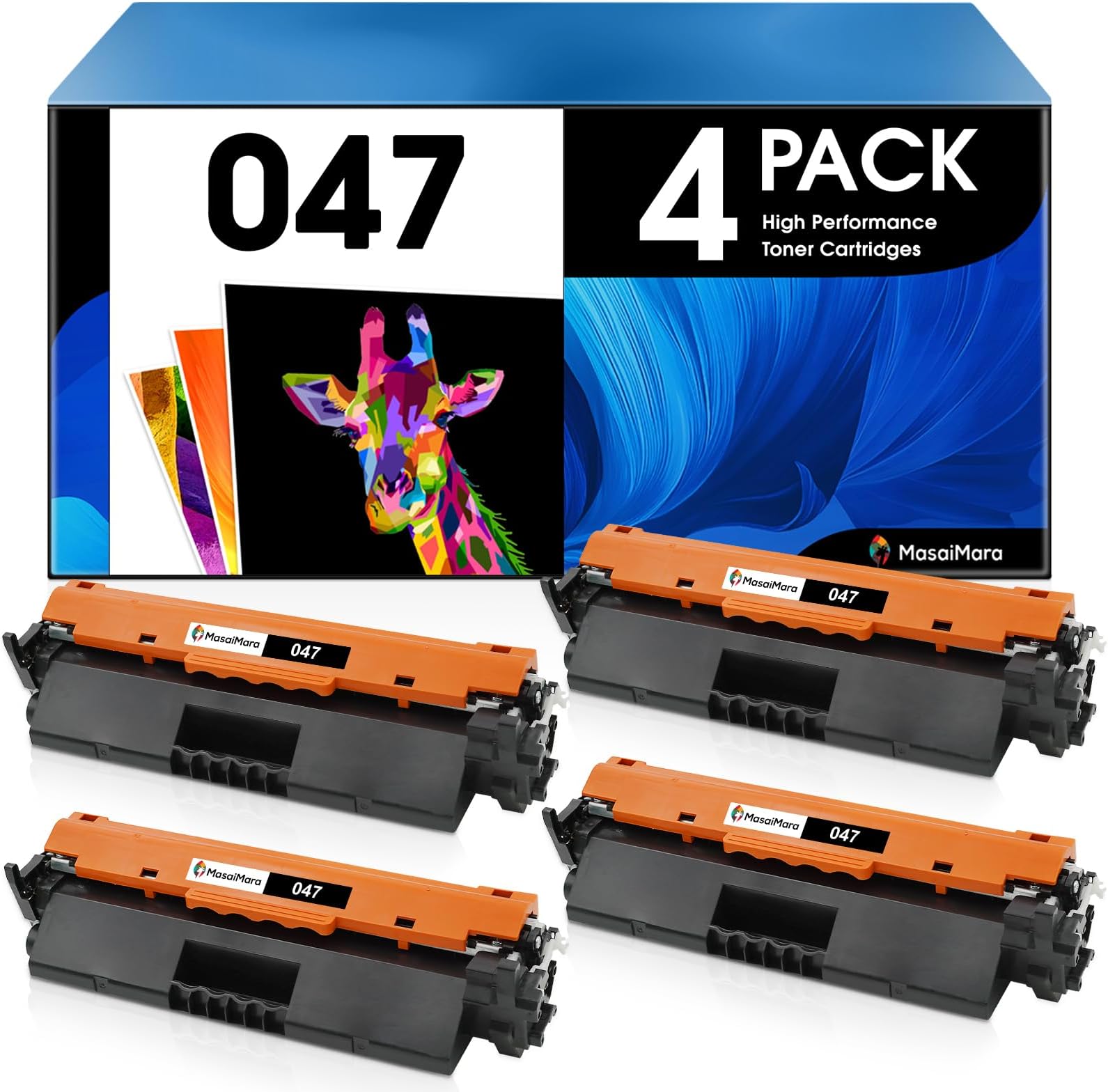 Amazon.com: MasaiMara Compatible Toner Cartridges for Canon 047 crg-047 ...