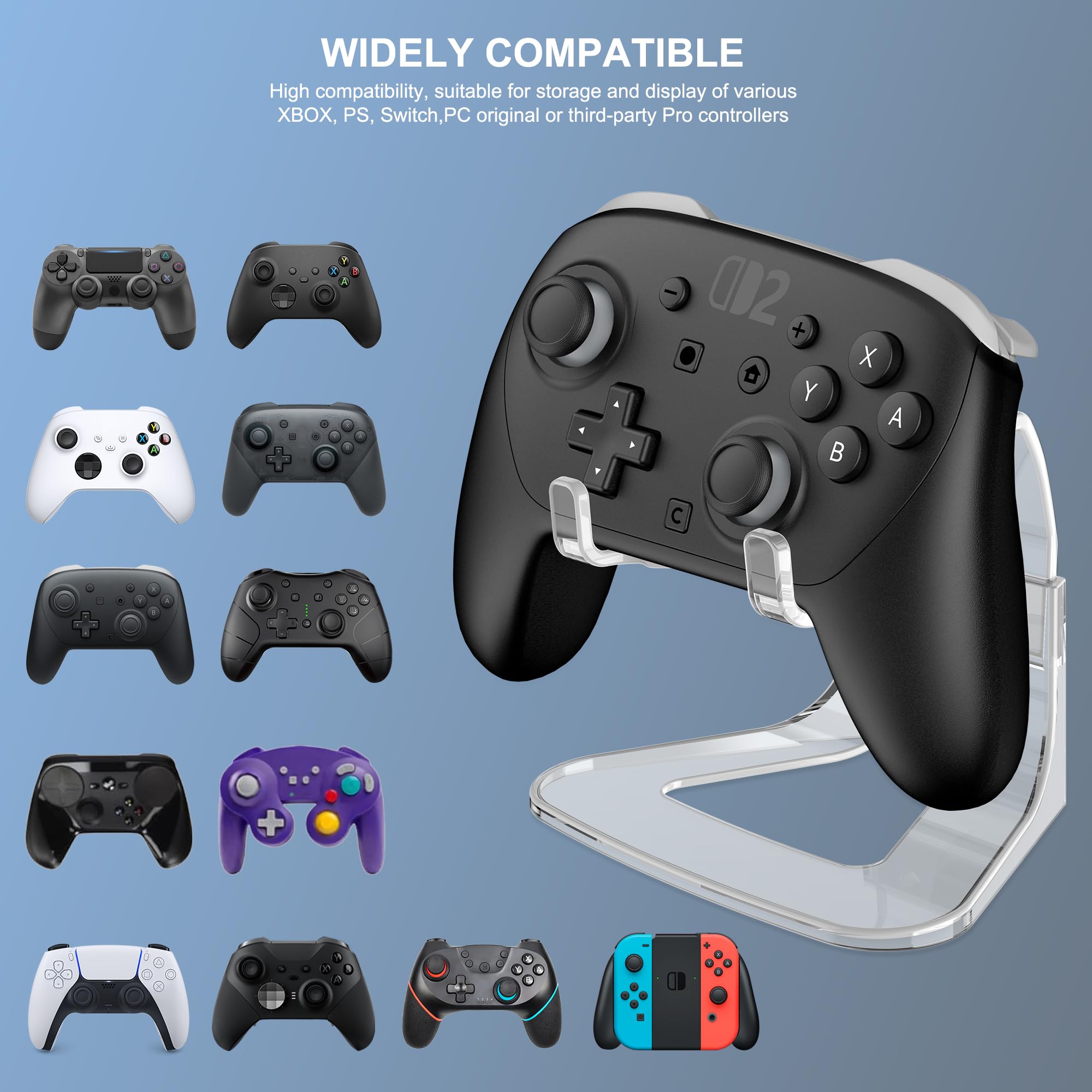 Snapklik.com : 2 Pack Game Controller Holder, Universal Controller ...
