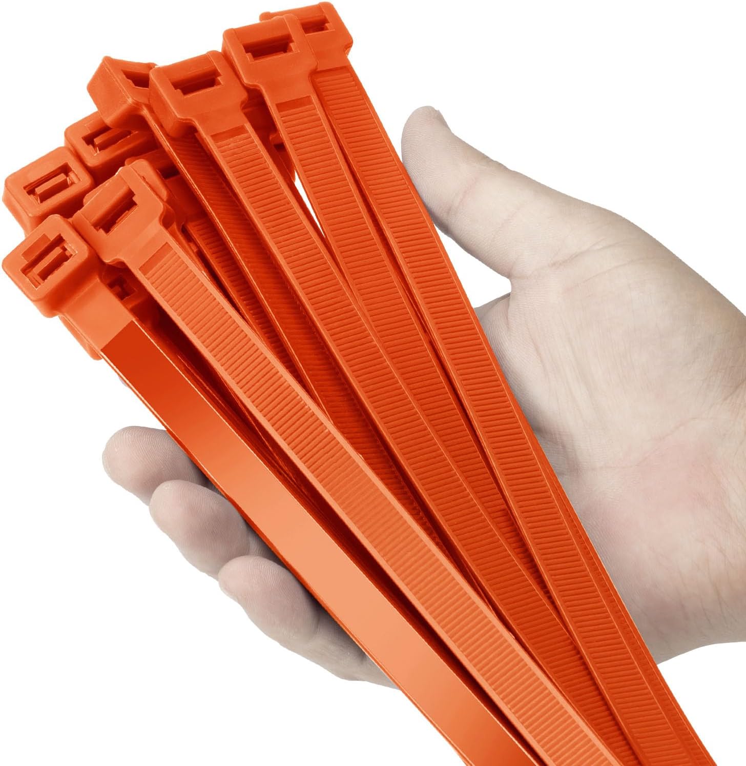 Amazon.com: Armpow 24 inch Orange Zip Ties Heavy Duty 50 PACK, 250 LBS ...
