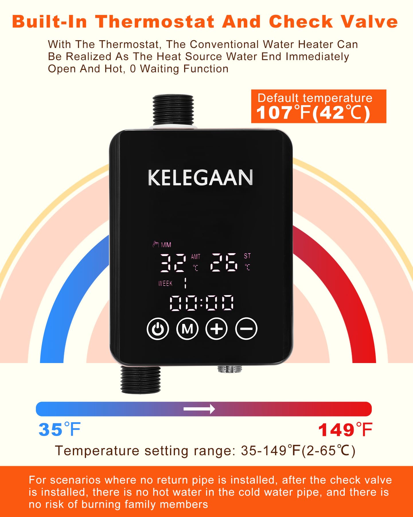 Snapklik.com : Digital Smart Instant Hot Water Recirculating Pump Kit ...