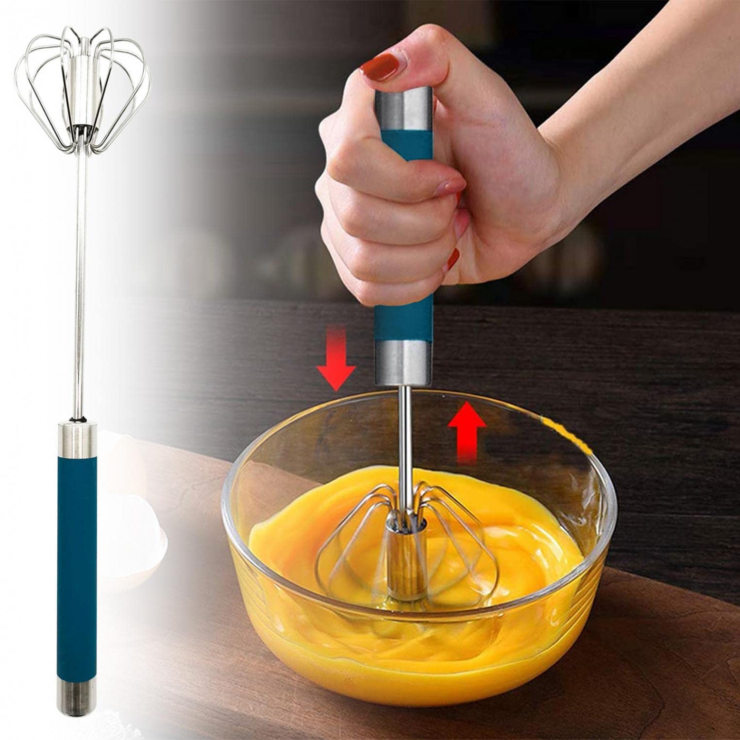 Spin Push Whisk